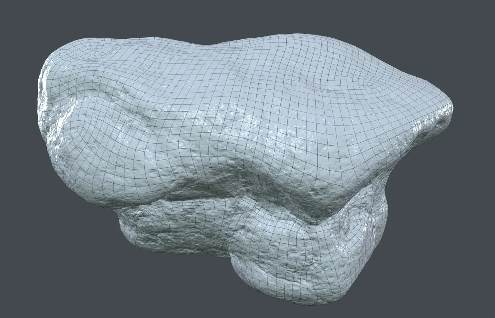 Rock_Ston_0037_ Optimizing_(Photogrammetry - FlippedNormals