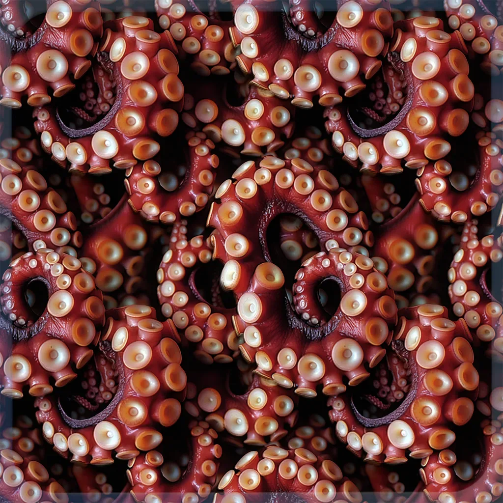 Octopus Seamless Texture - FlippedNormals