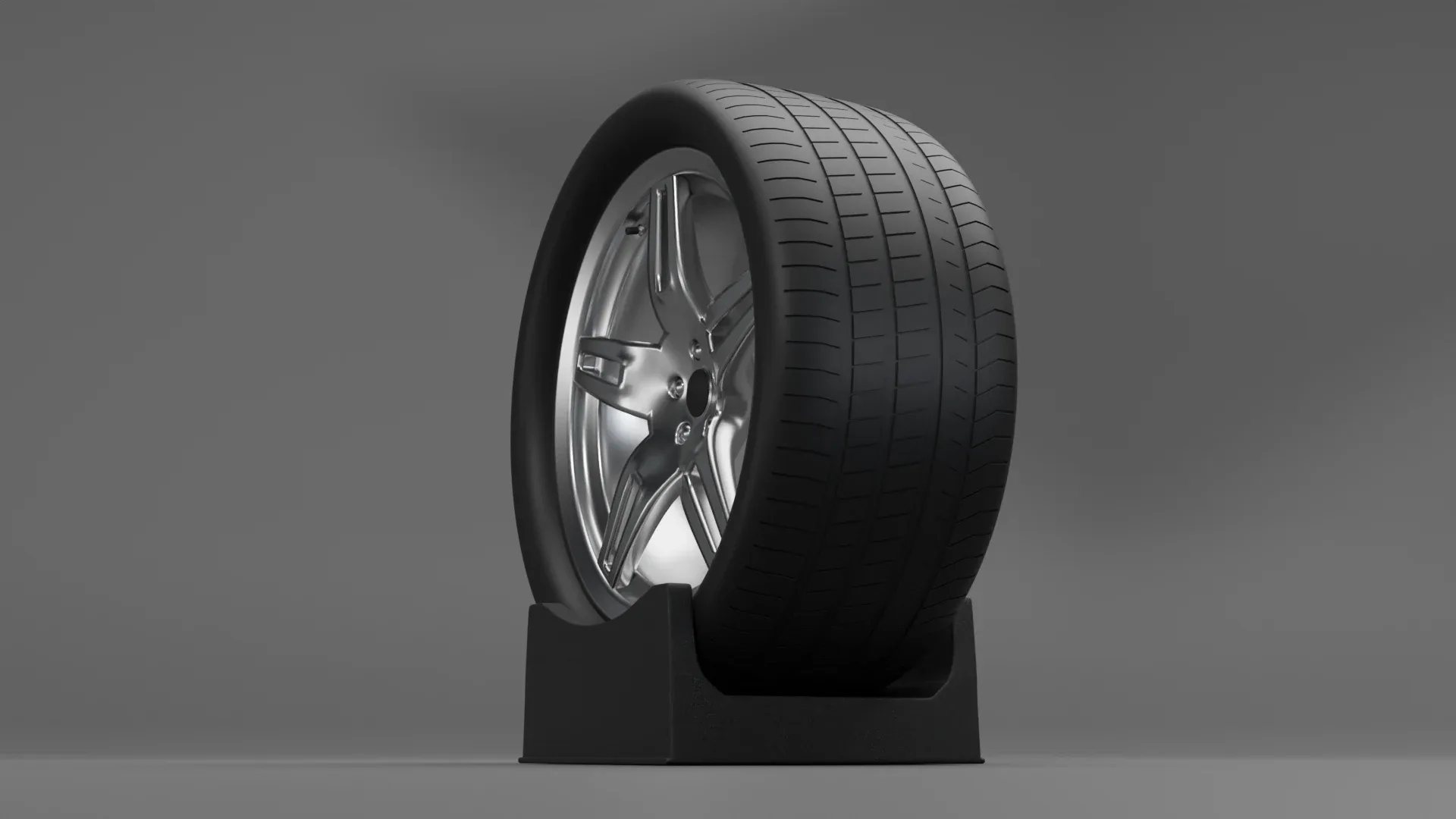 Realistic Car Wheel - FlippedNormals