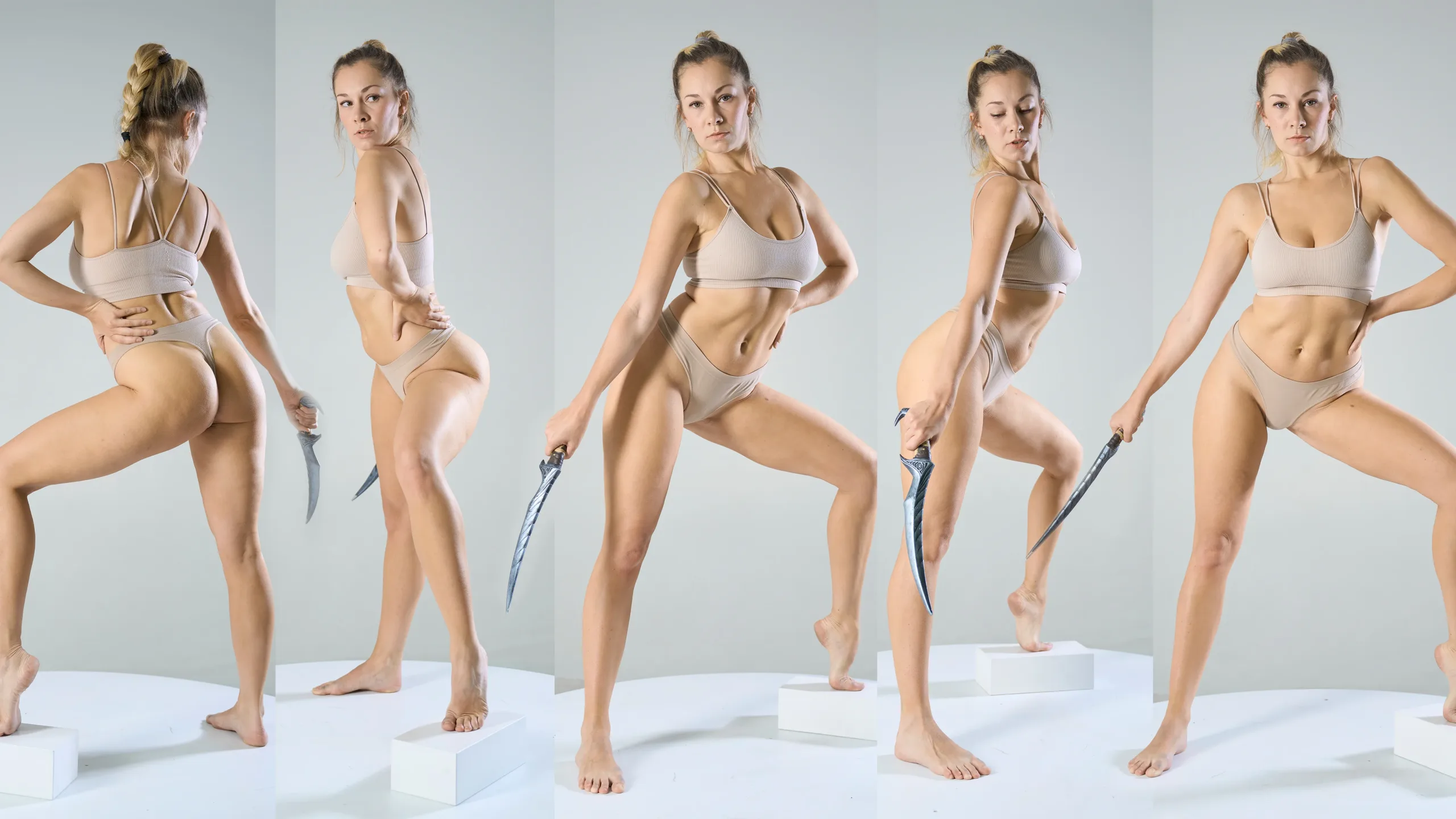 540 Female Combat Reference Pictures - FlippedNormals