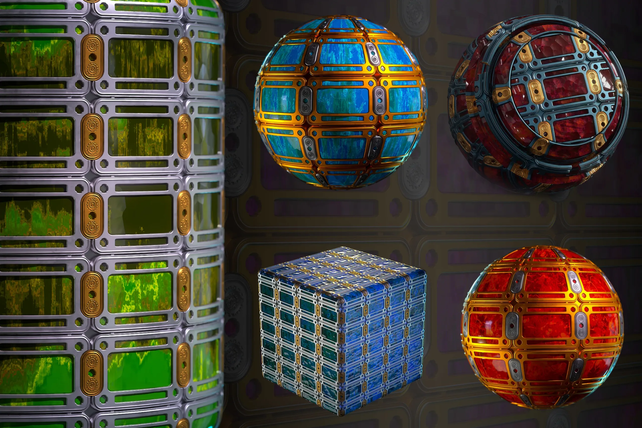 Crystal material VOL 20 - SBS & - FlippedNormals