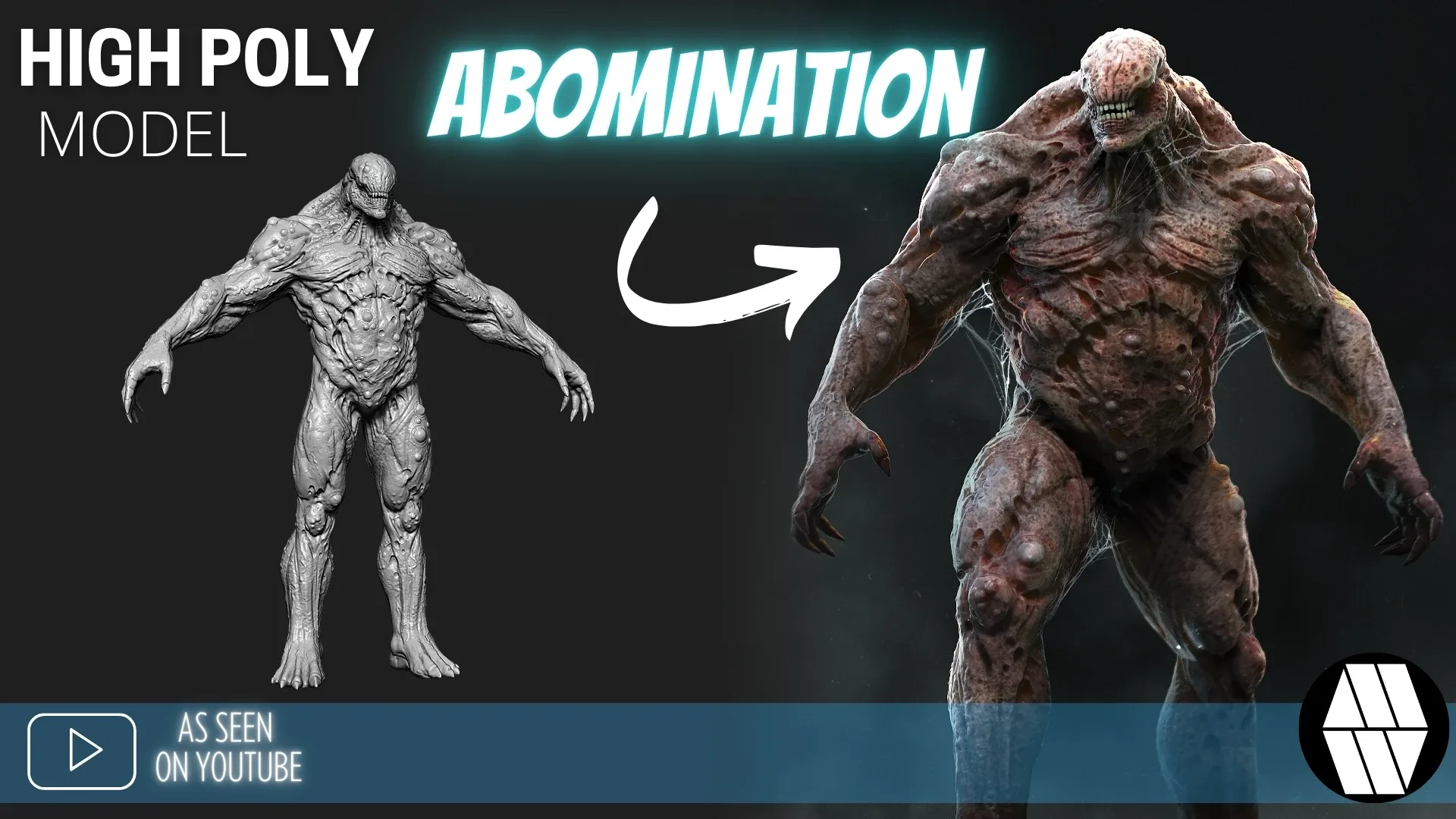 ZBrush Model: Abomination High - FlippedNormals