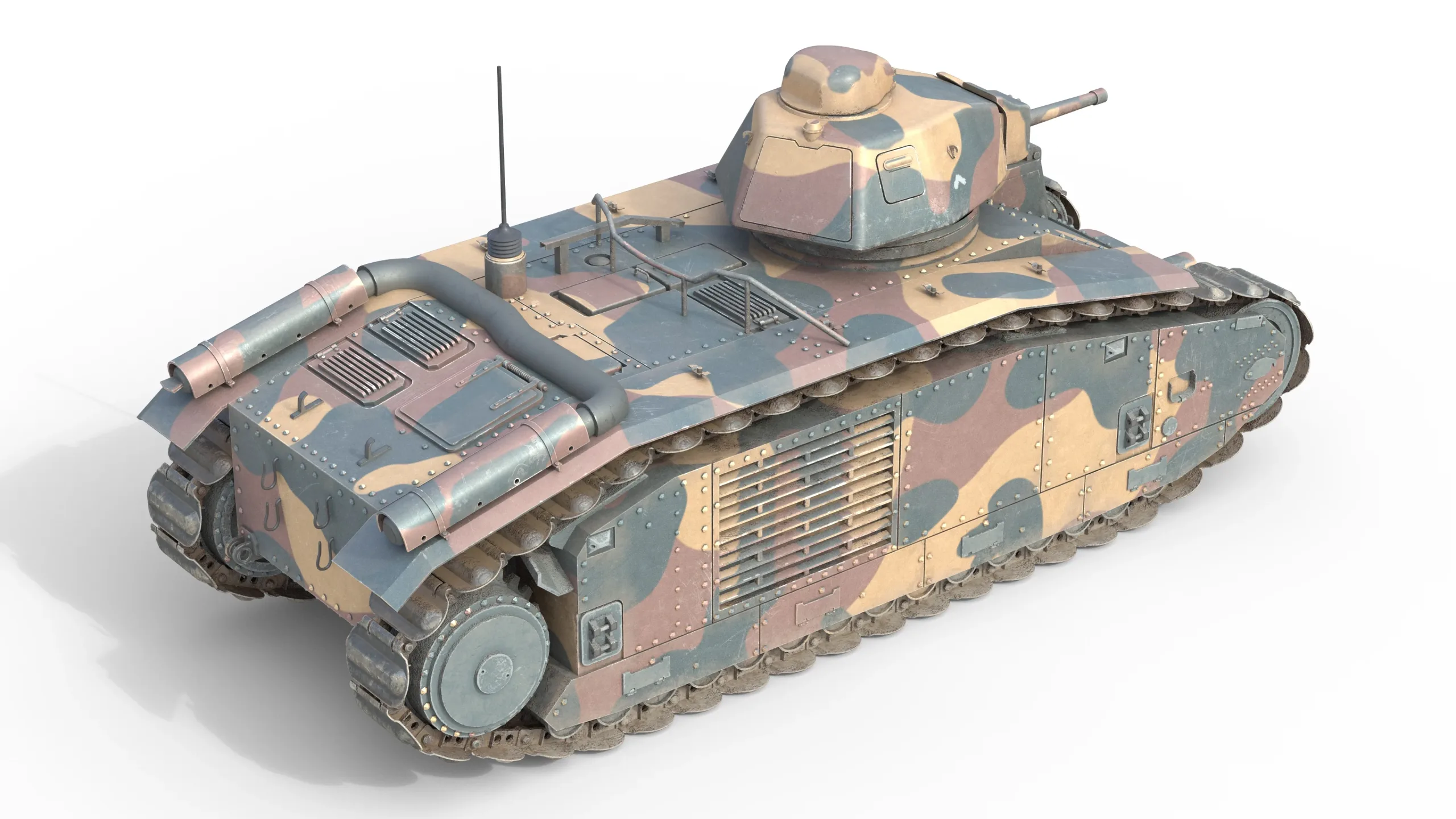 Char B1 French Heavy Tank - FlippedNormals