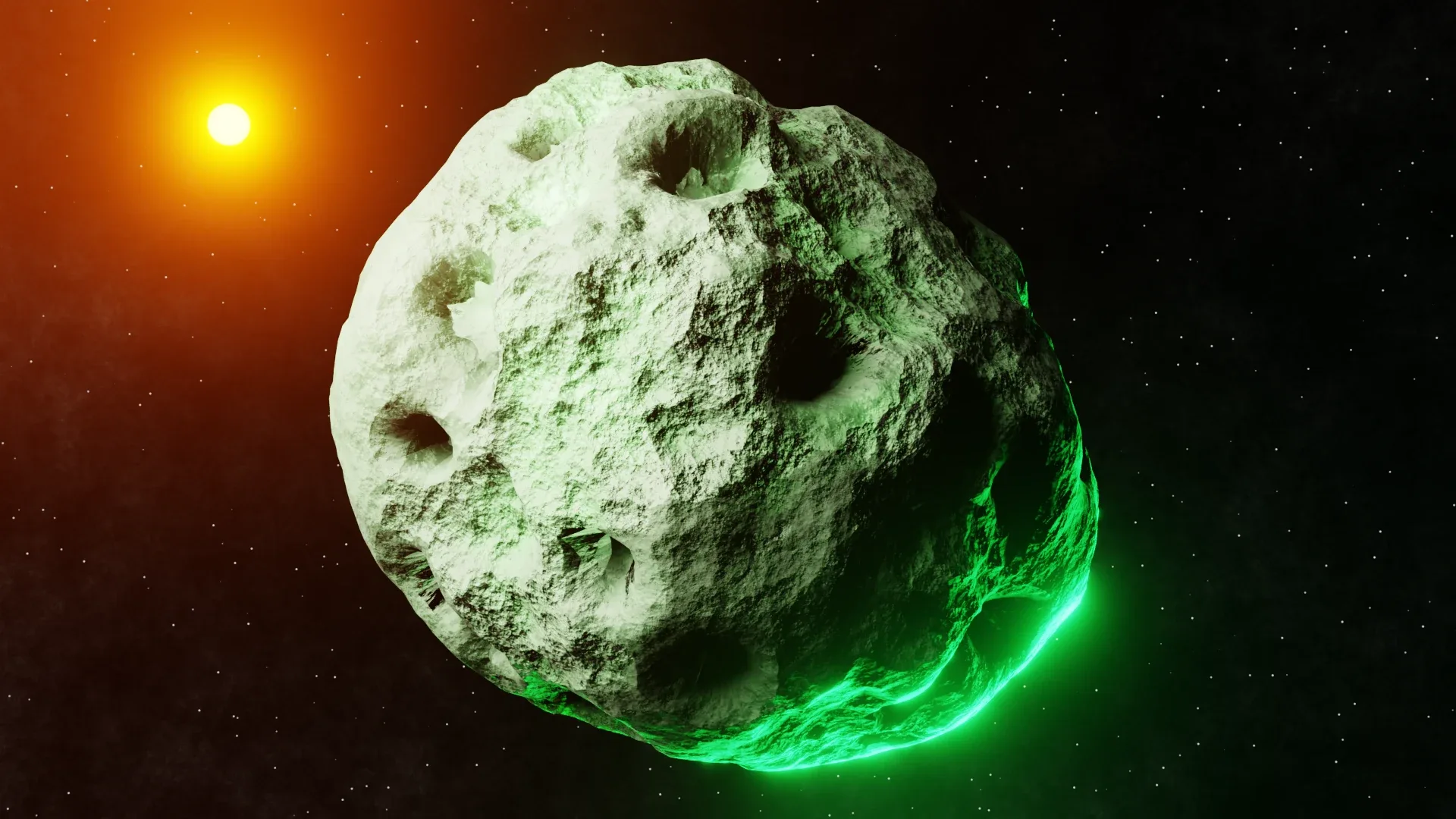 Procedural Asteroid with Craters - FlippedNormals Procedural Asteroid with Craters - FlippedNormals
