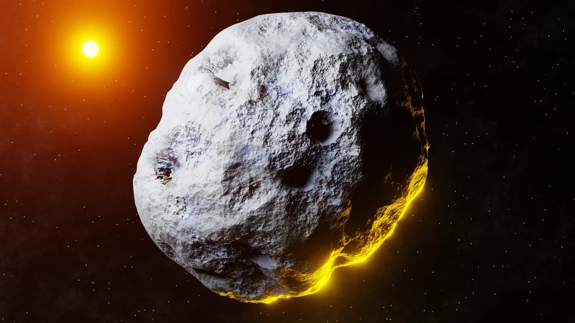 Procedural Asteroid with Craters - FlippedNormals Procedural Asteroid with Craters - FlippedNormals