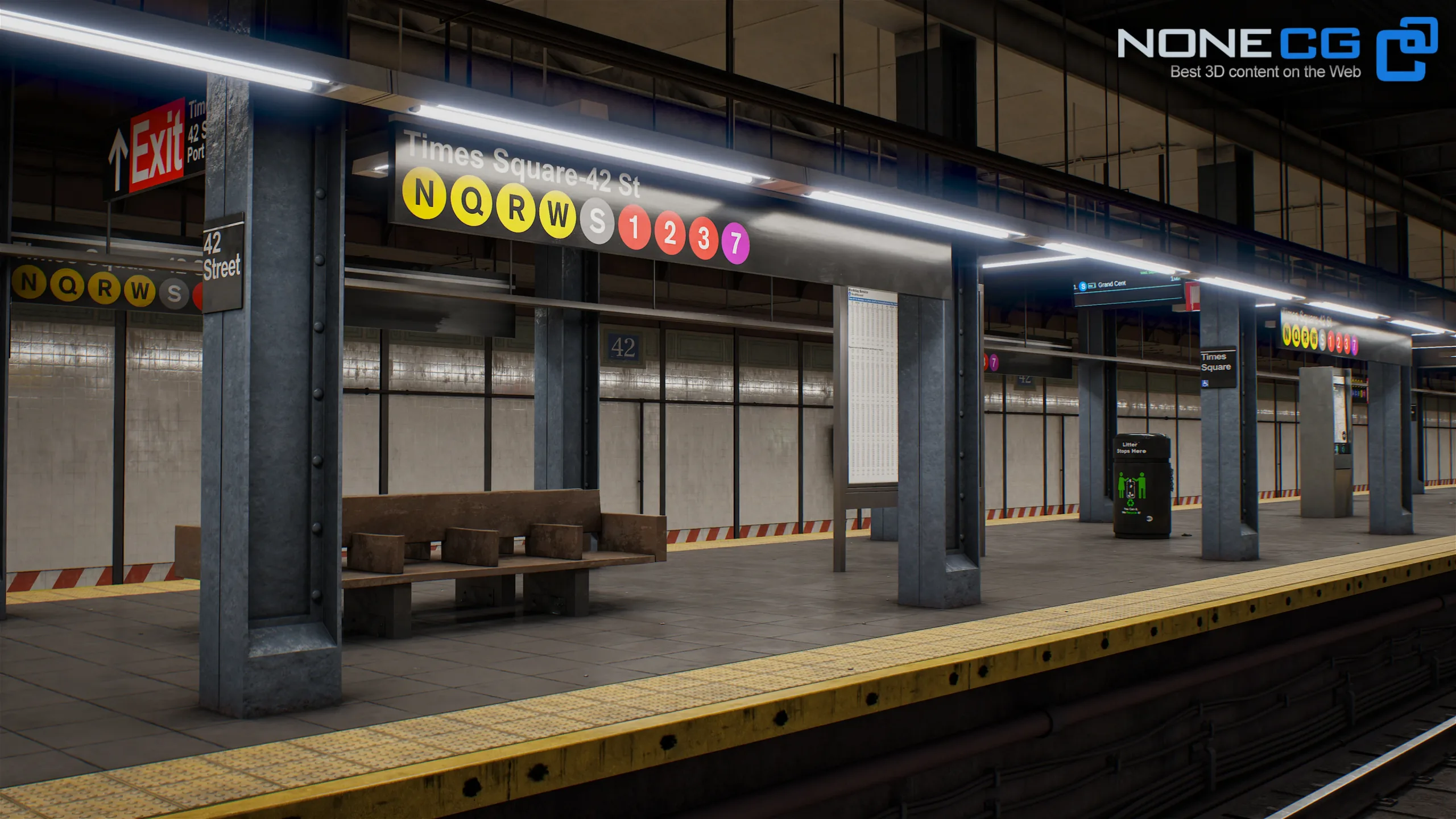 NYC Times Square & 42st Subway - FlippedNormals