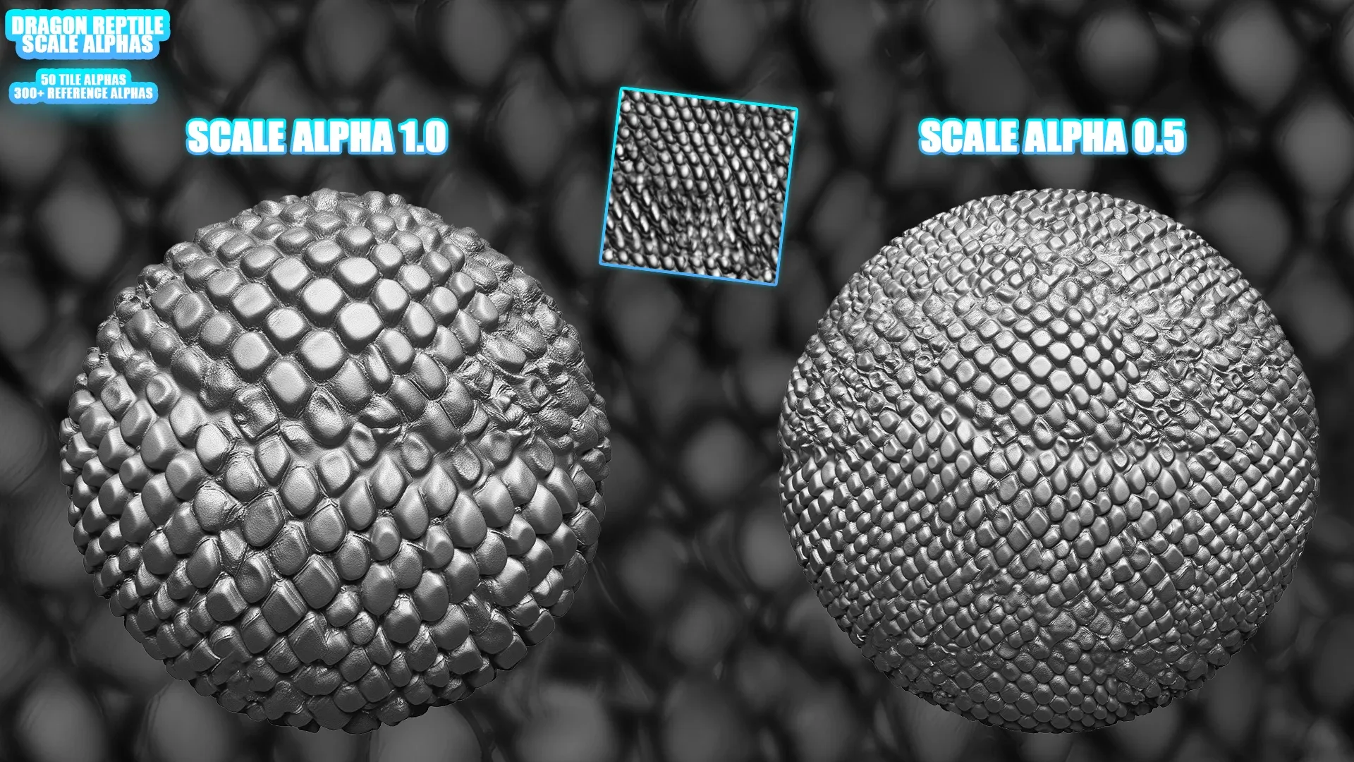 350+ Dragon (Reptile) Scales Alphas - FlippedNormals