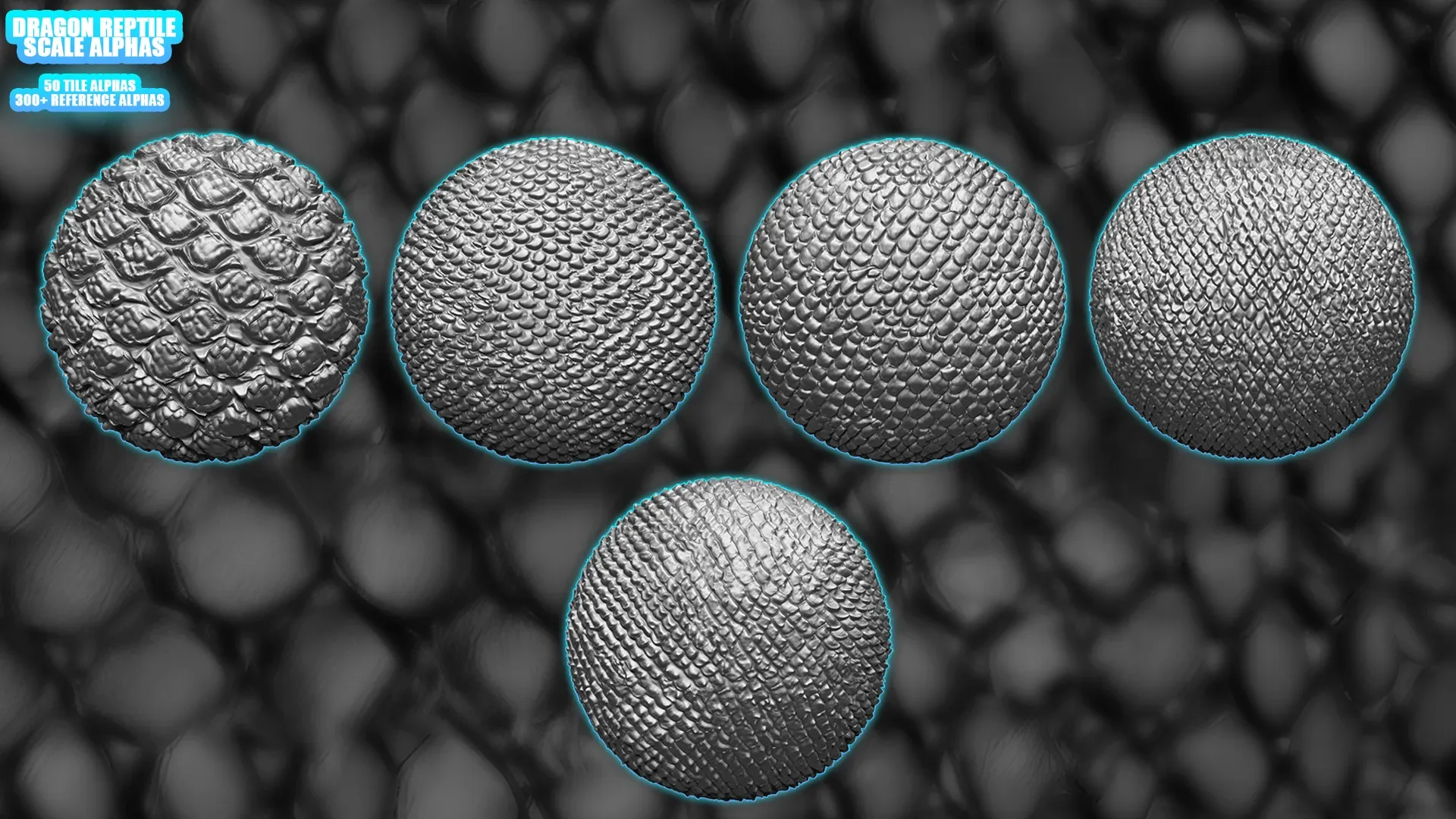 350+ Dragon (Reptile) Scales Alphas - FlippedNormals