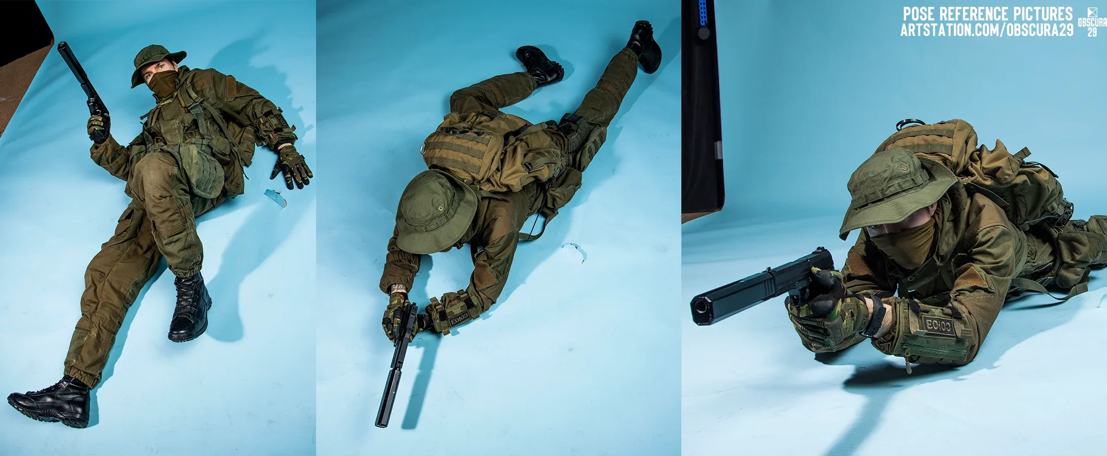 480+ Military Male Poses - FlippedNormals