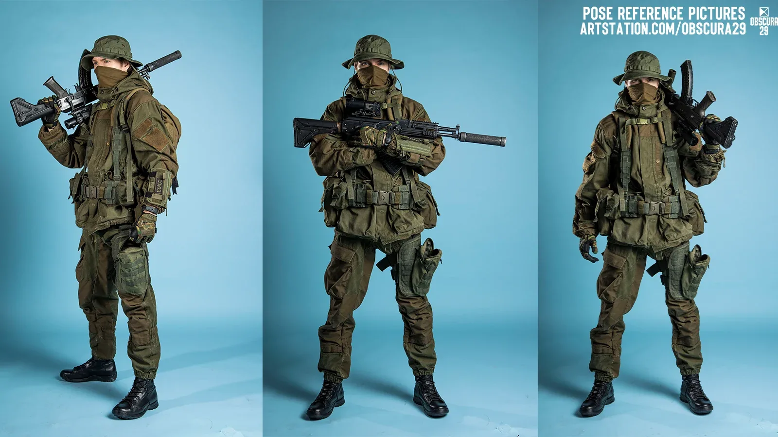 480+ Military Male Poses - FlippedNormals