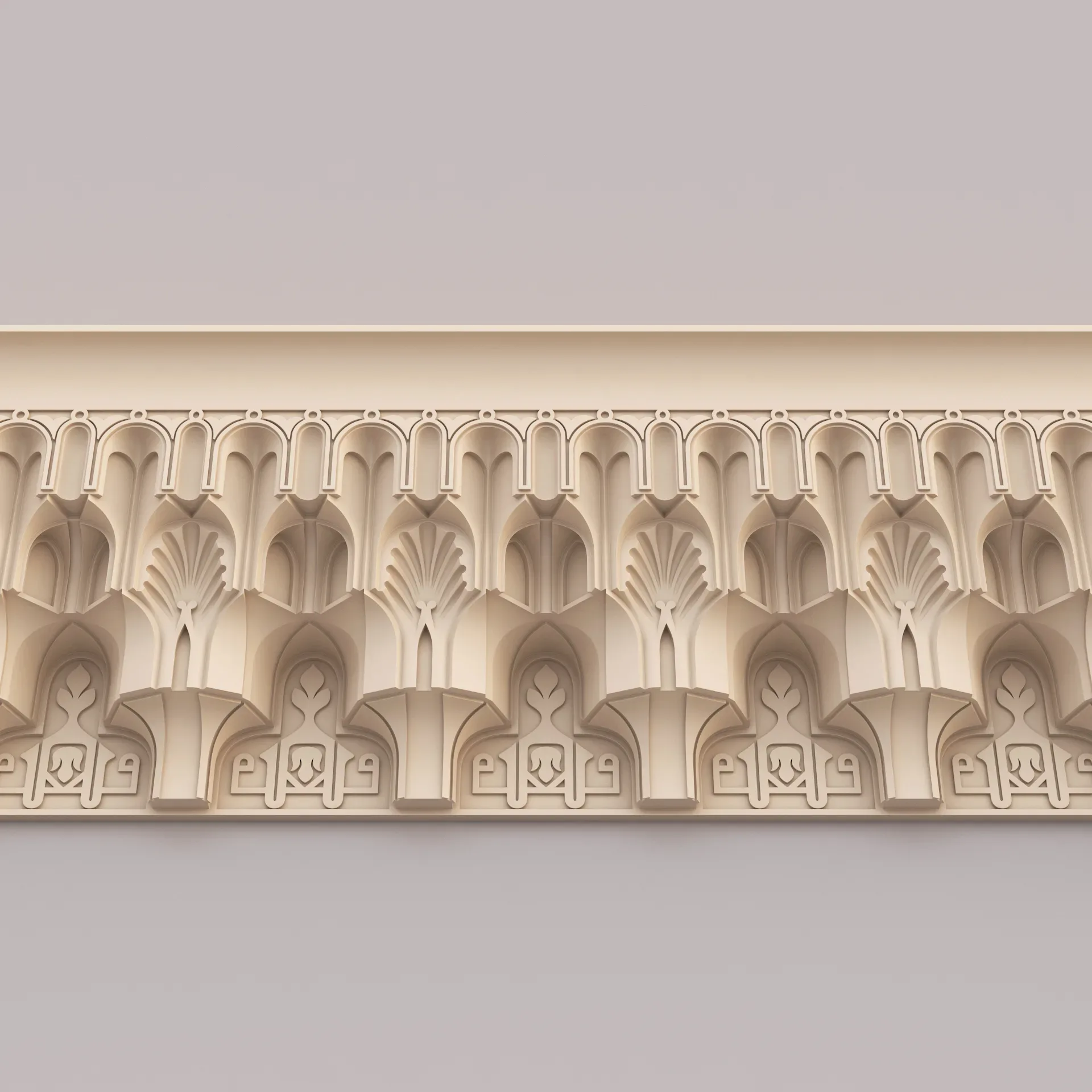 Classic Islamic Muqarnas Cornice - FlippedNormals
