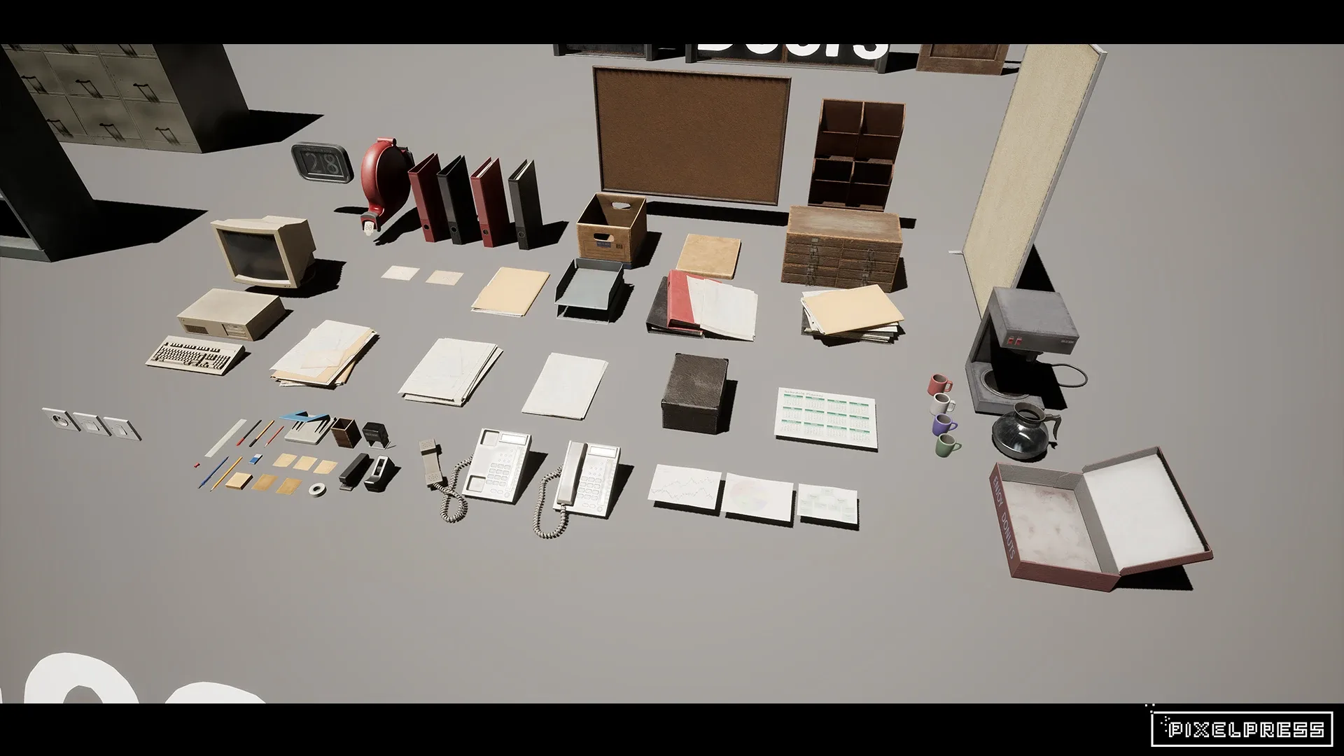 Modular Office UE5 Environment - FlippedNormals
