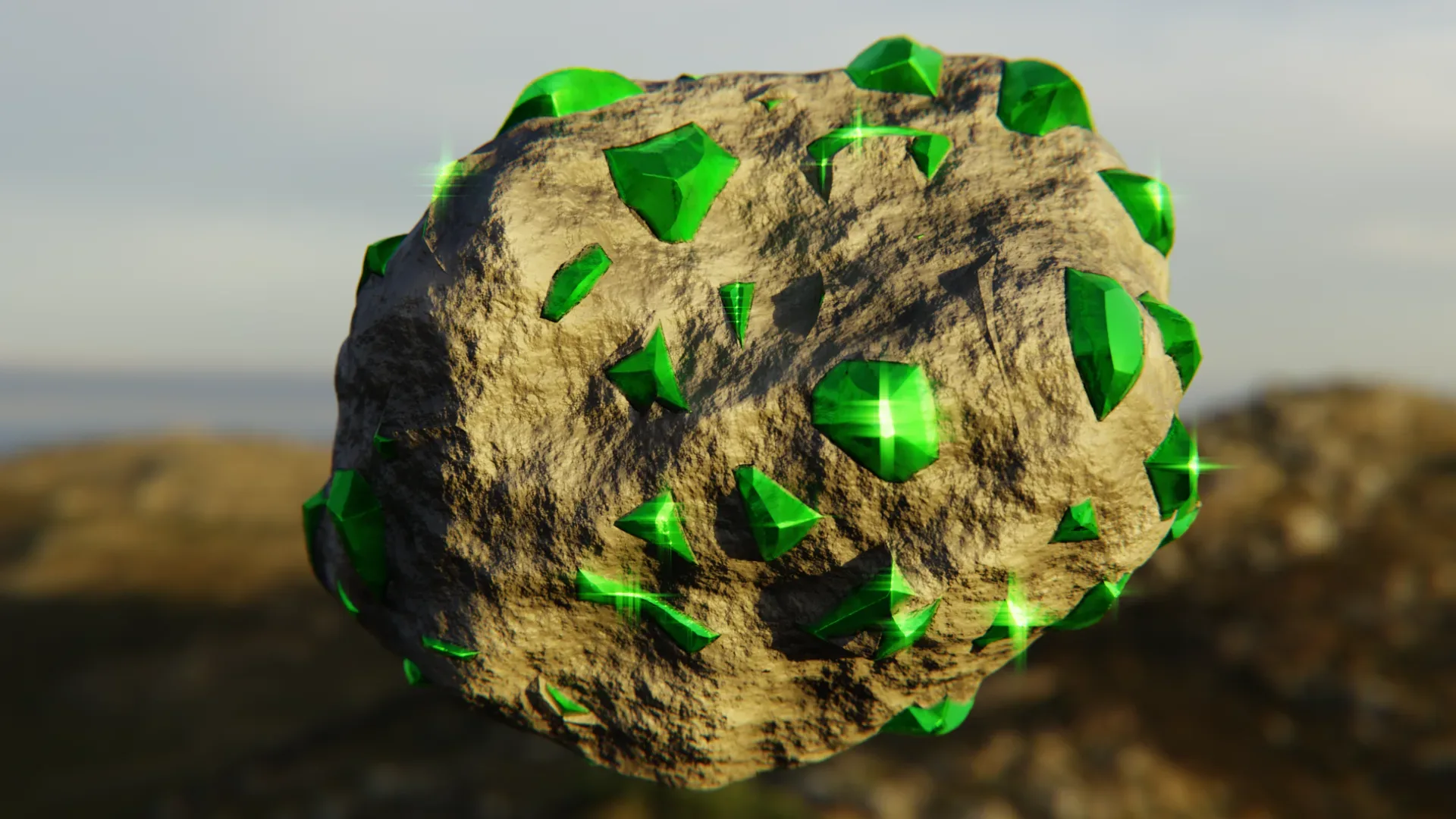 Procedural Ore Material - FlippedNormals