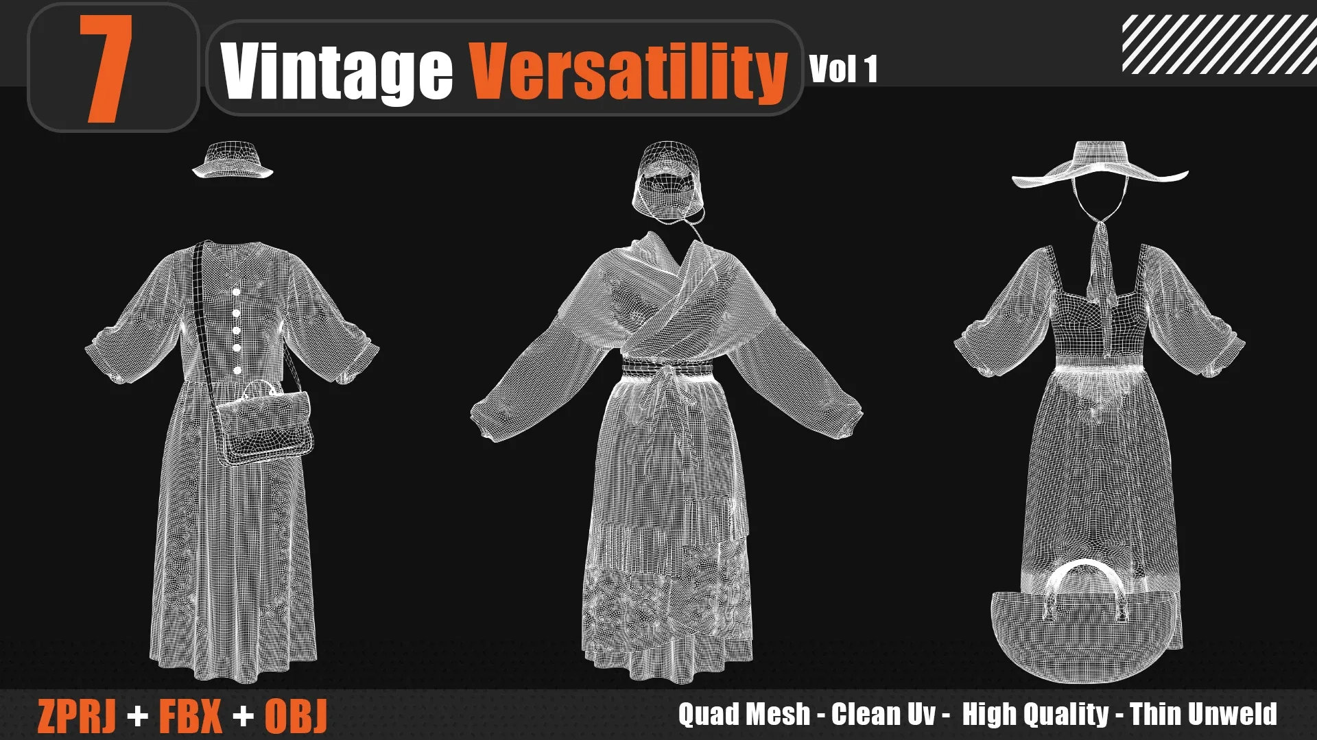 7 Vintage Versatility Vol 1 (MARVELOUS - FlippedNormals