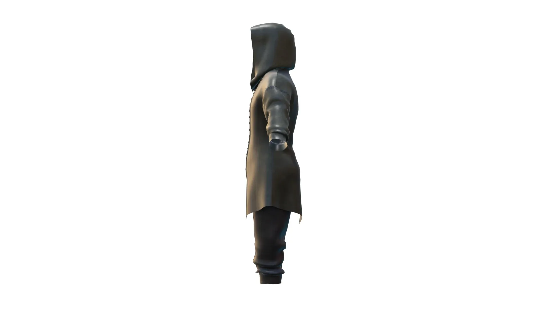 Mens Medieval Hooded Ranger Outfit - FlippedNormals