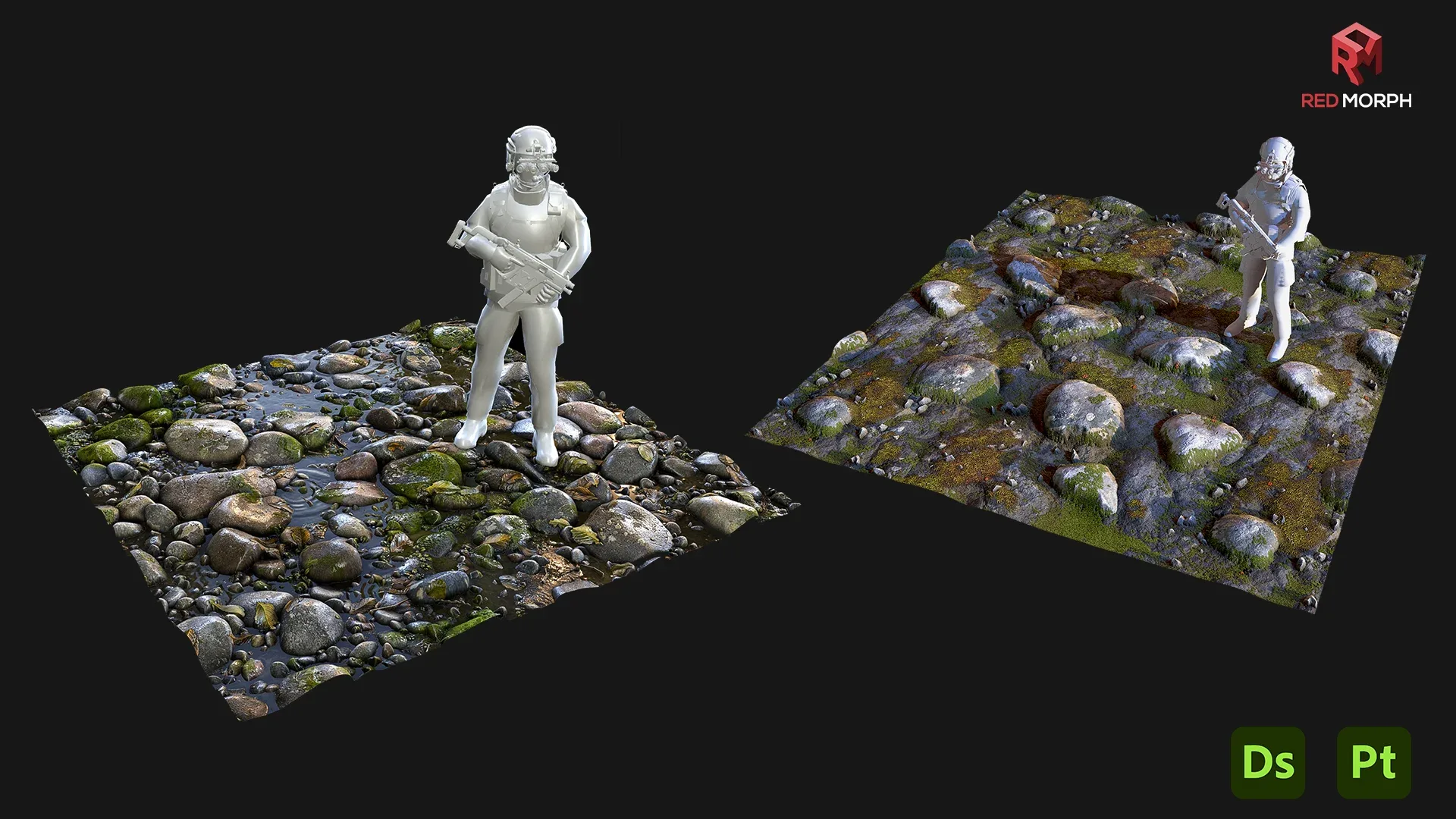 Procedural Stone Materials - FlippedNormals