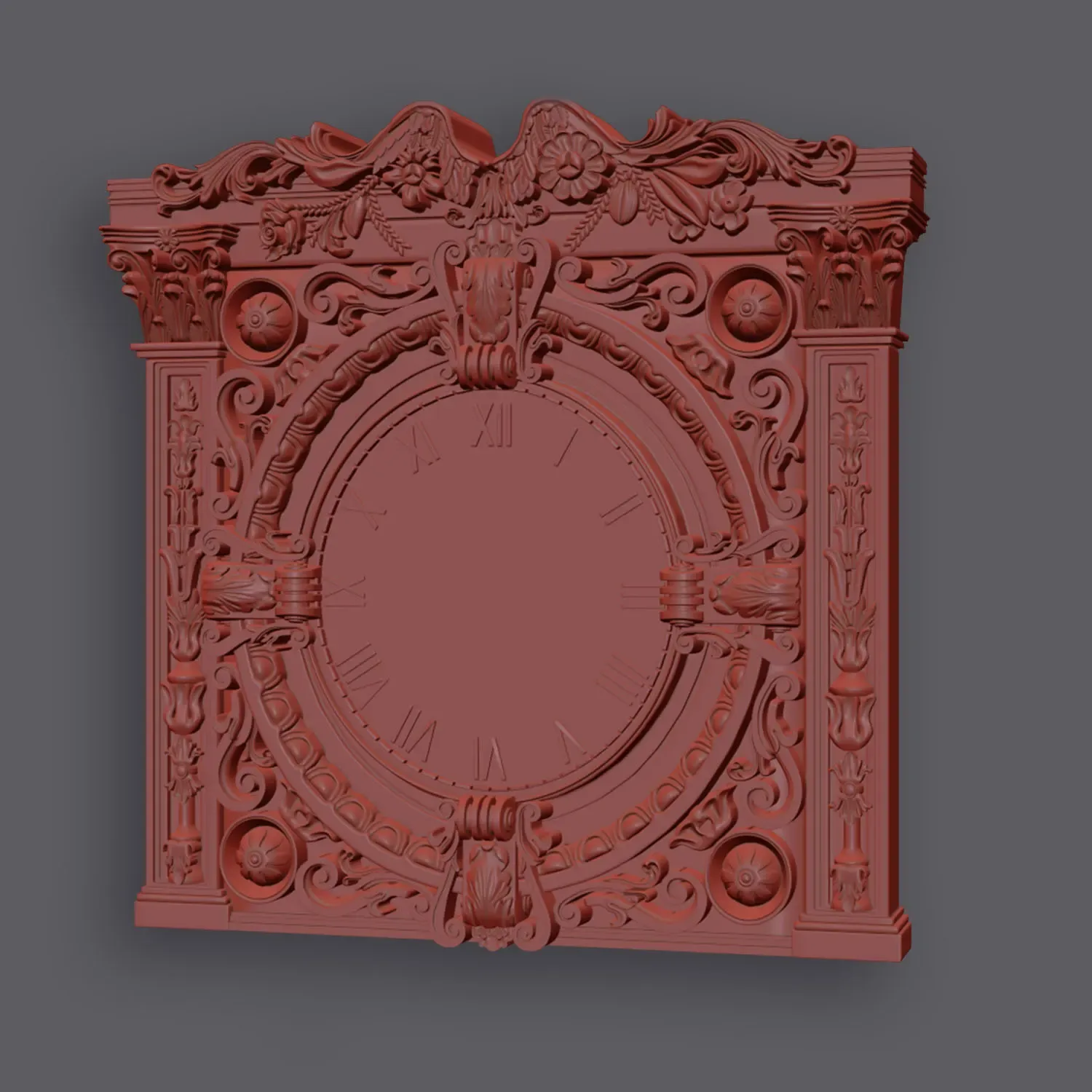 Classic Ornamental Clock - FlippedNormals