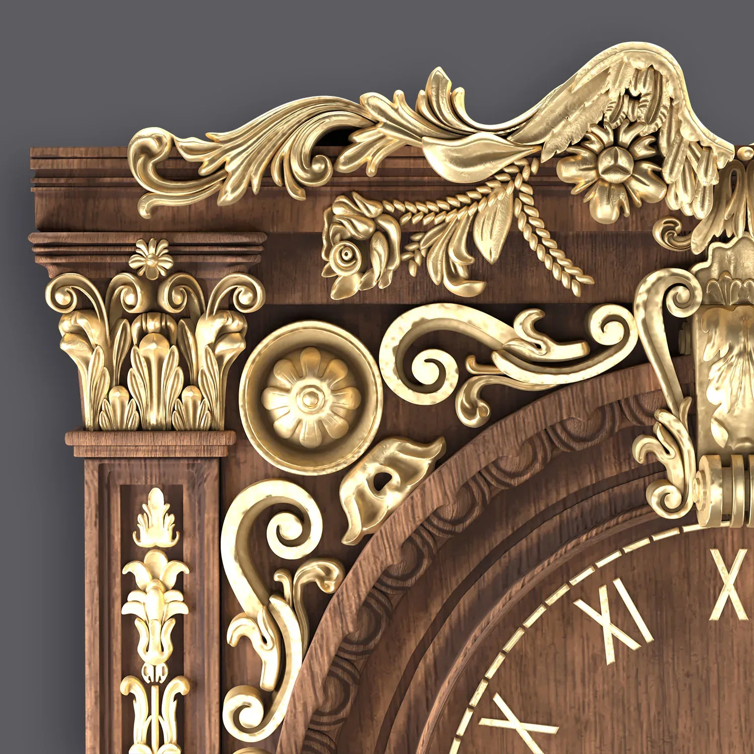 Classic Ornamental Clock - FlippedNormals