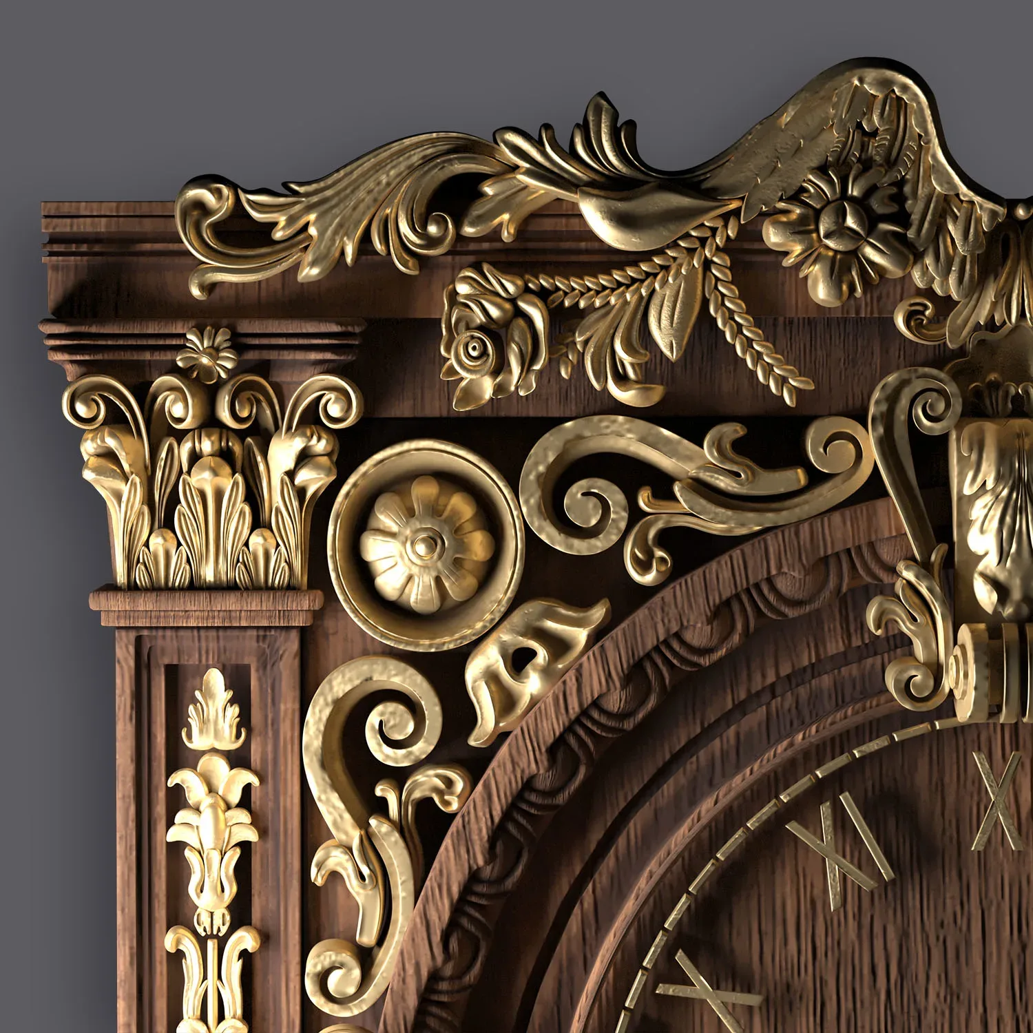 Classic Ornamental Clock - FlippedNormals