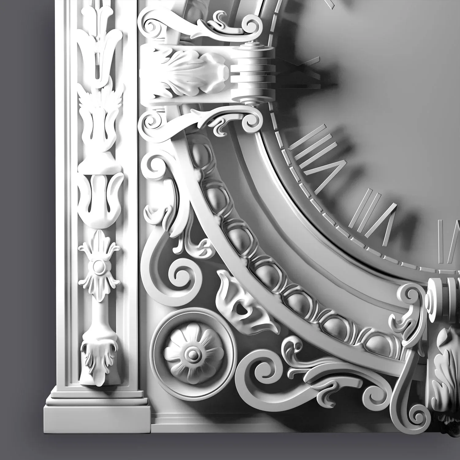 Classic Ornamental Clock - FlippedNormals