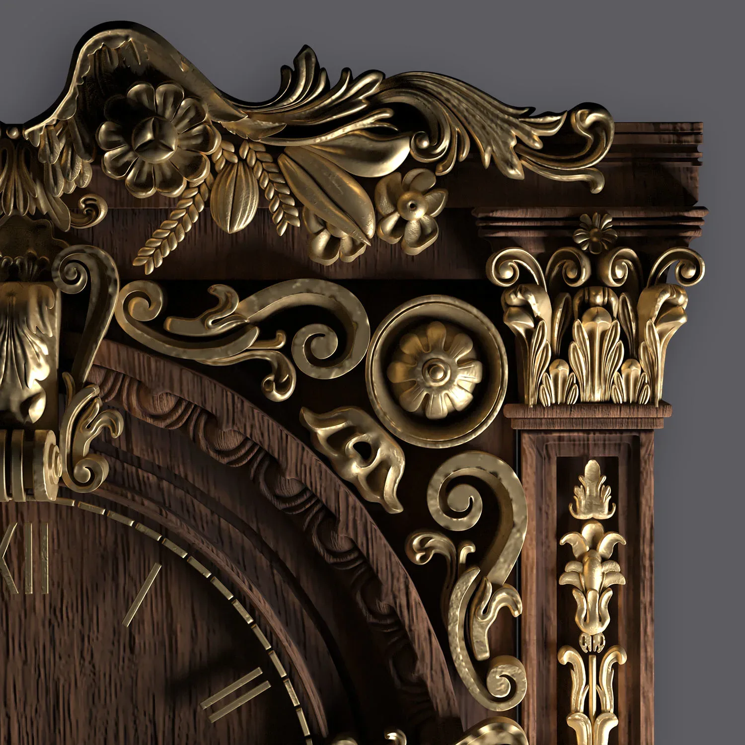 Classic Ornamental Clock - FlippedNormals
