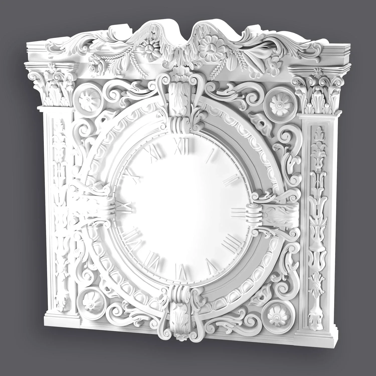 Classic Ornamental Clock - FlippedNormals