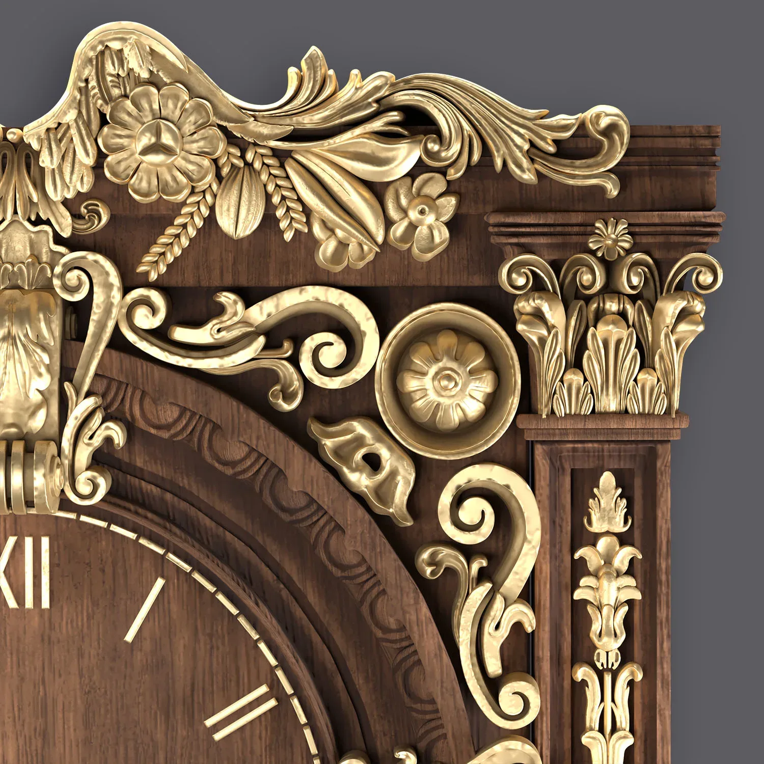 Classic Ornamental Clock - FlippedNormals