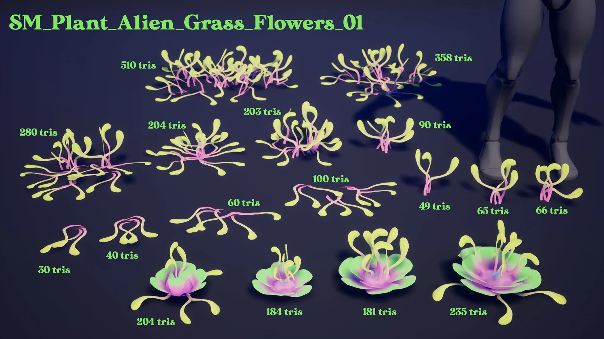 Alien Grass Pack - FlippedNormals