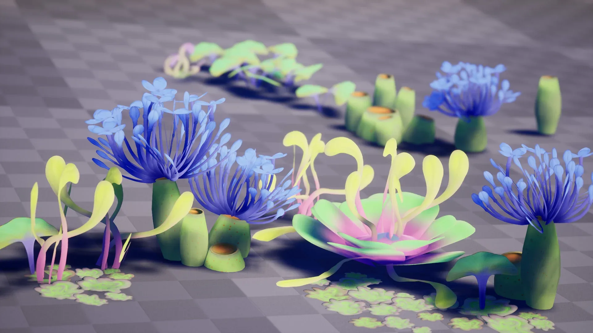 Alien Grass Pack - FlippedNormals