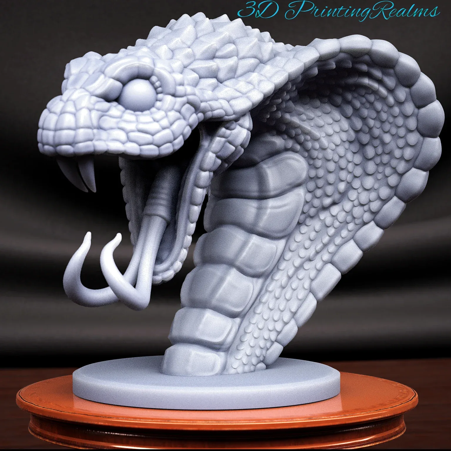 Stylized Snake bust - FlippedNormals