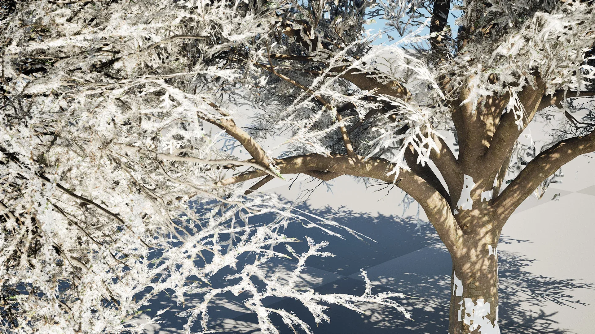 Frozen Tree for Winter Scenes - FlippedNormals