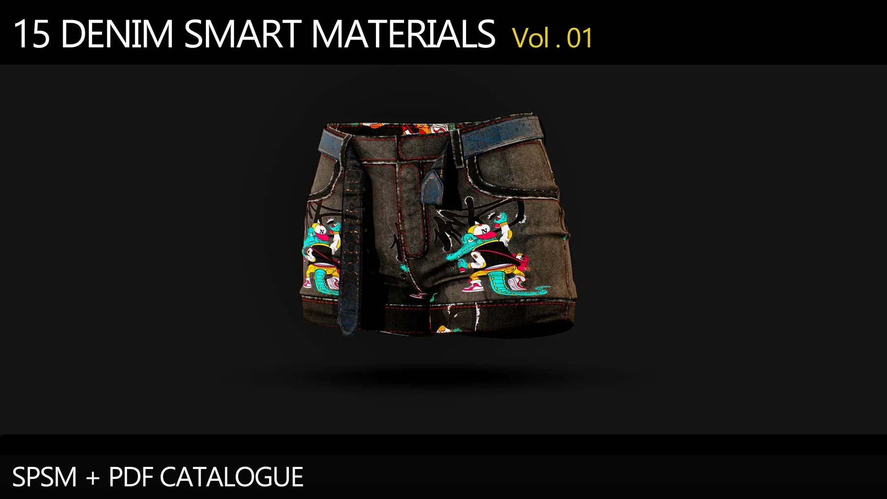 15 Denim Smart Materials (Vol.1) - FlippedNormals