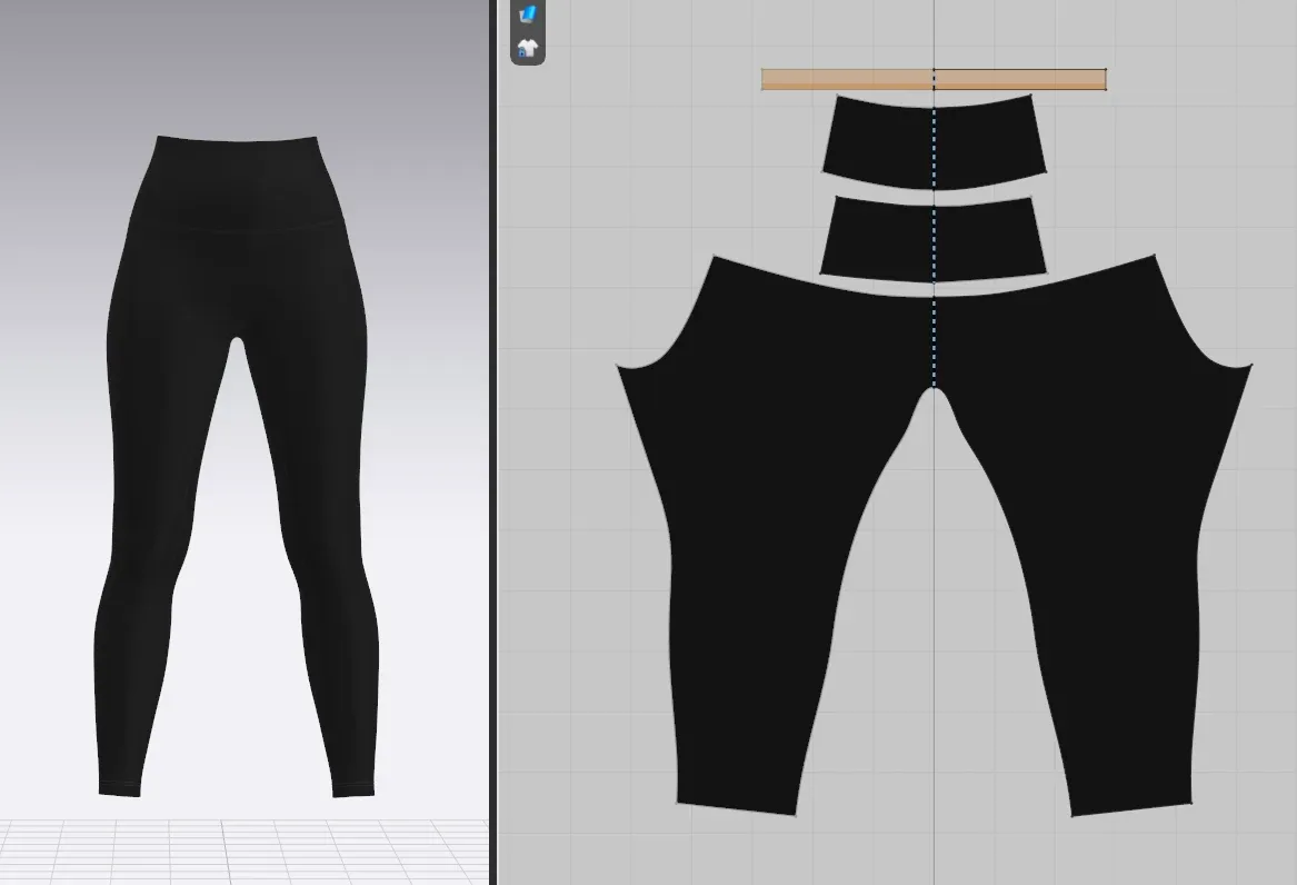 Legging 3D Model, Marvelous Designer-Clo3d-fbx-obj - FlippedNormals