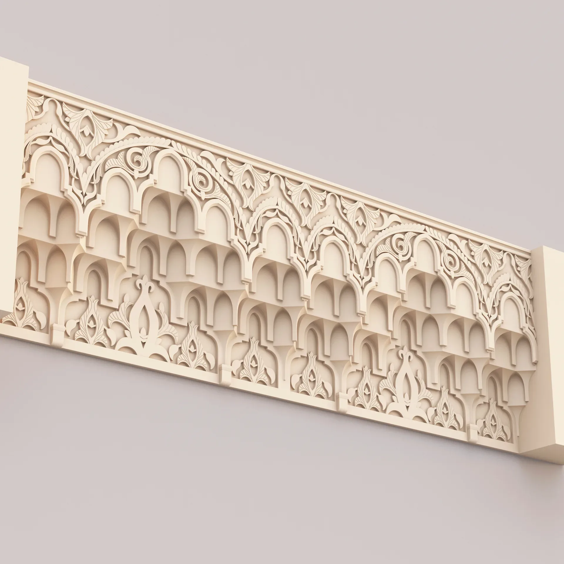 Classic Islamic Muqarnas Cornice - FlippedNormals