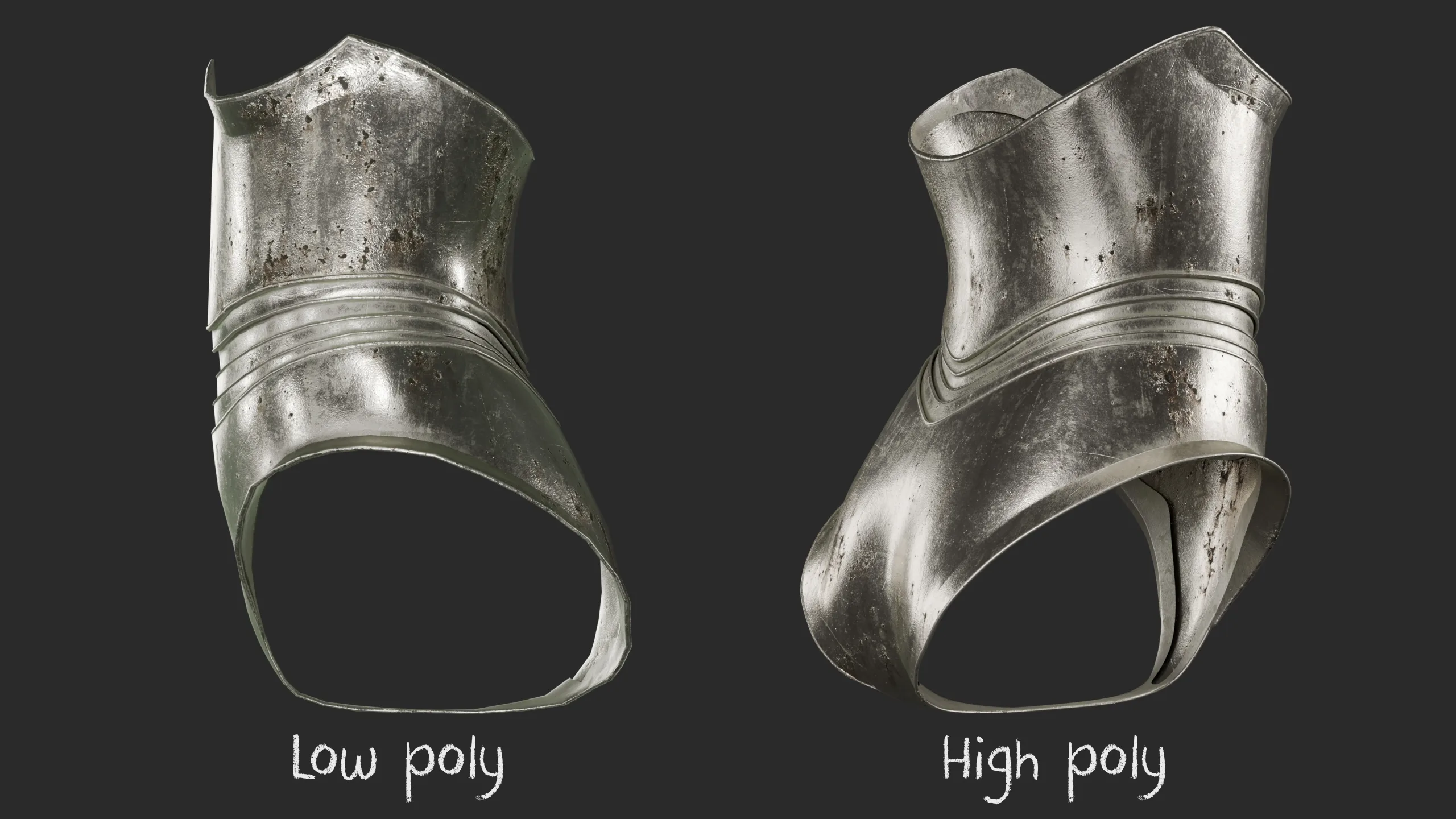 Female knight fantasy armor corset - FlippedNormals