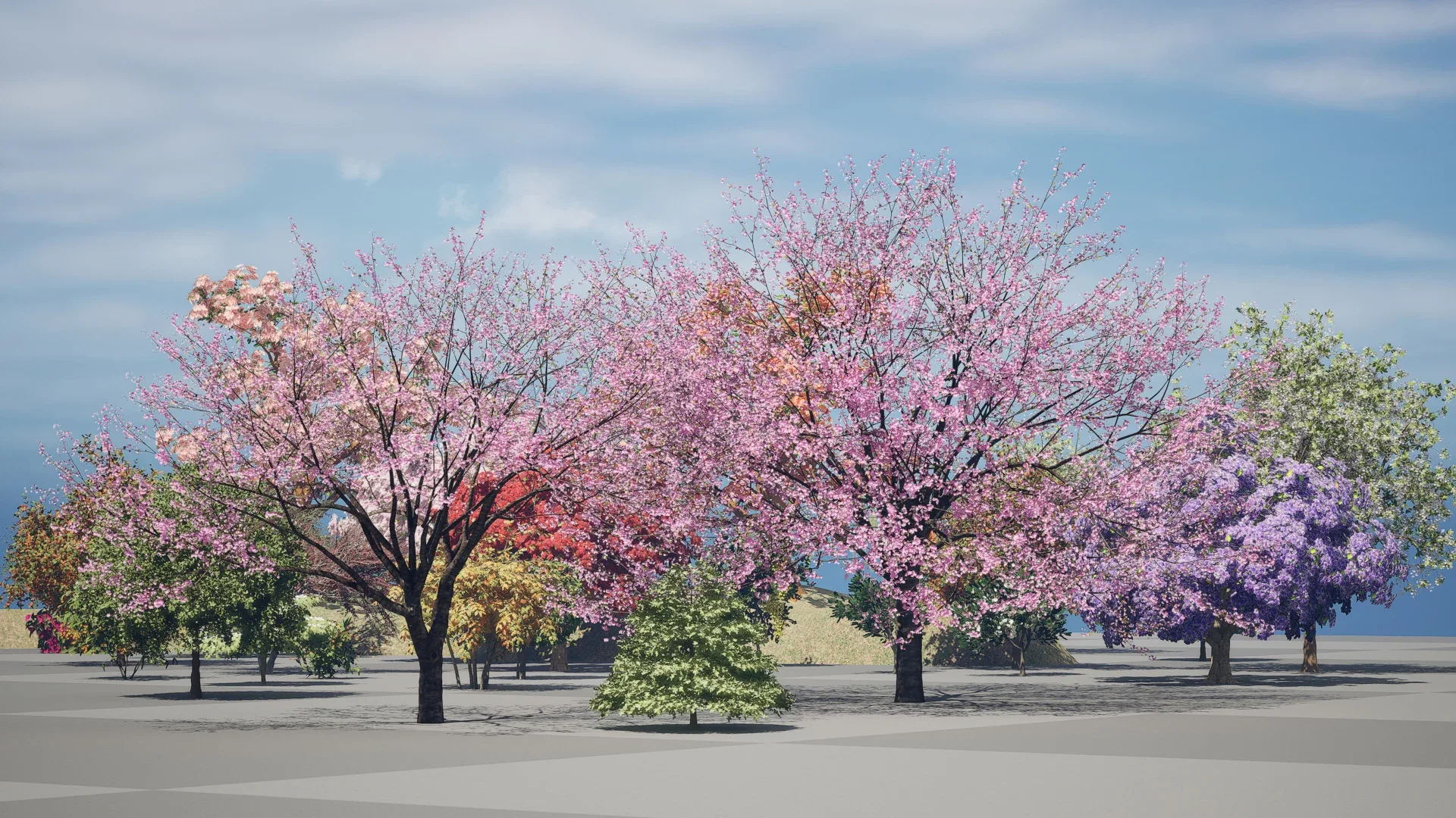 Flowering Trees 3d Pack - FlippedNormals