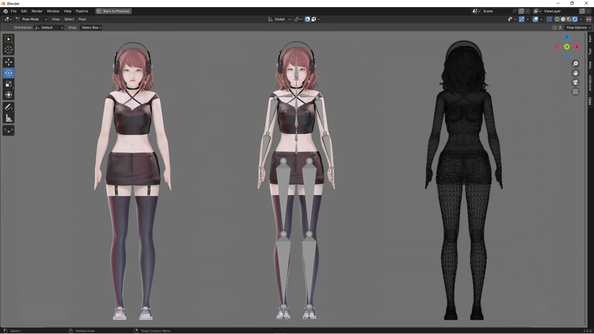 Emo Clothing 0004 - UE5 - Unity - FlippedNormals