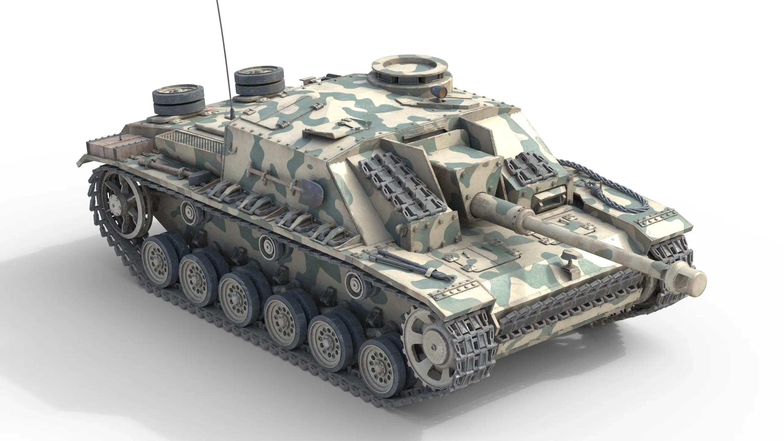 Sturmgeschutz III Assault Gun - FlippedNormals