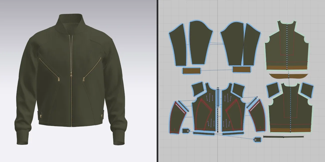 Men's Bomber Jacket Model, Marvelous - FlippedNormals