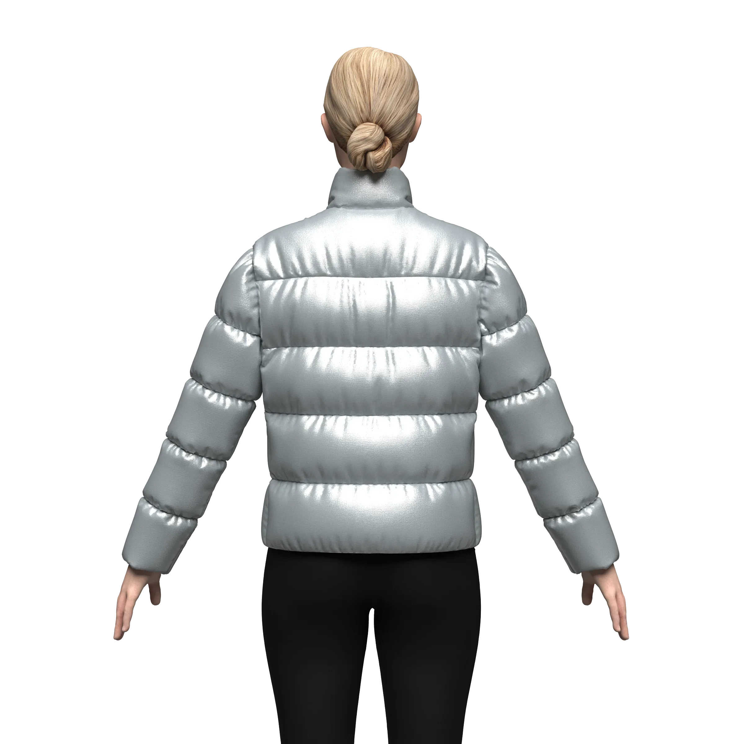 Women's Puffer Jacket Model, Marvelous - FlippedNormals