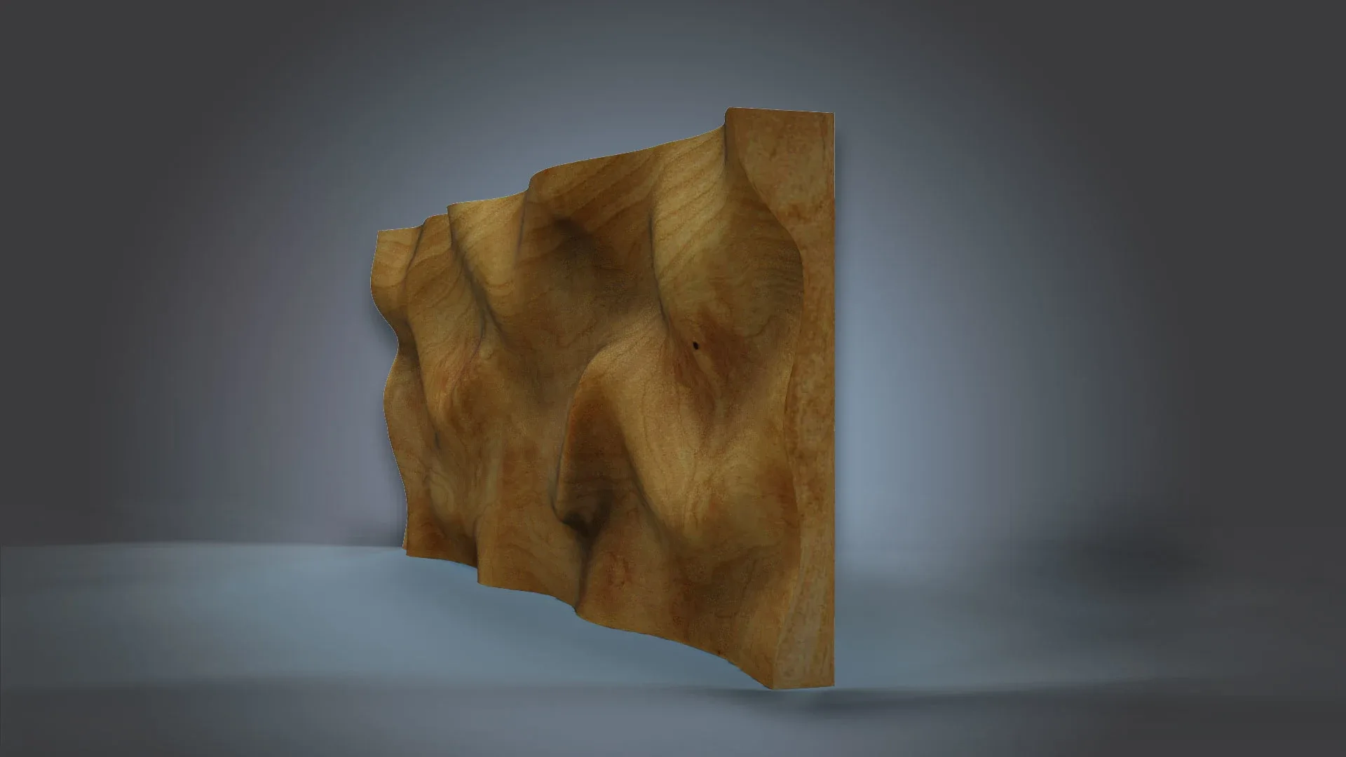 Wavy Wall Art Panel - FlippedNormals