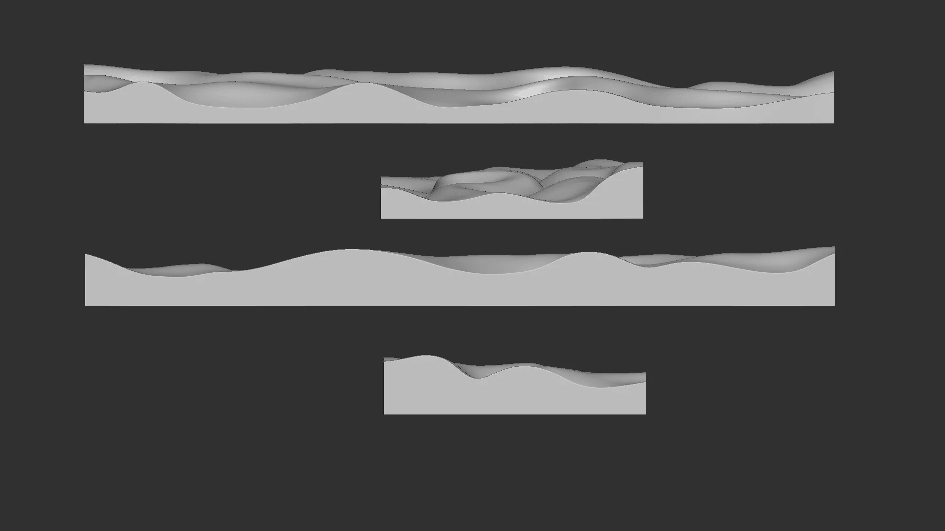 Wavy Wall Art Panel - FlippedNormals