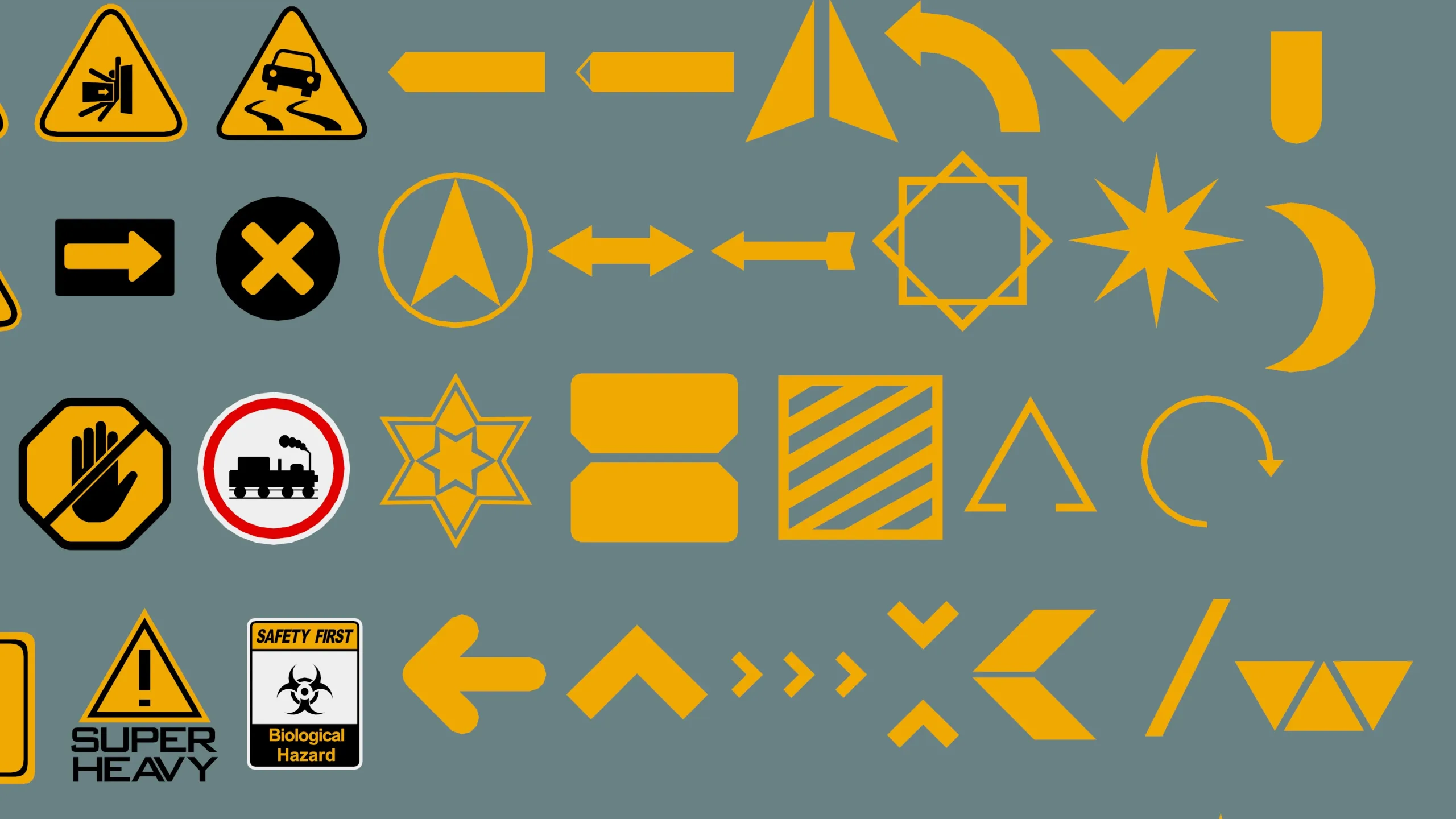 Polygon Decals - 201 pieces - Collection - FlippedNormals