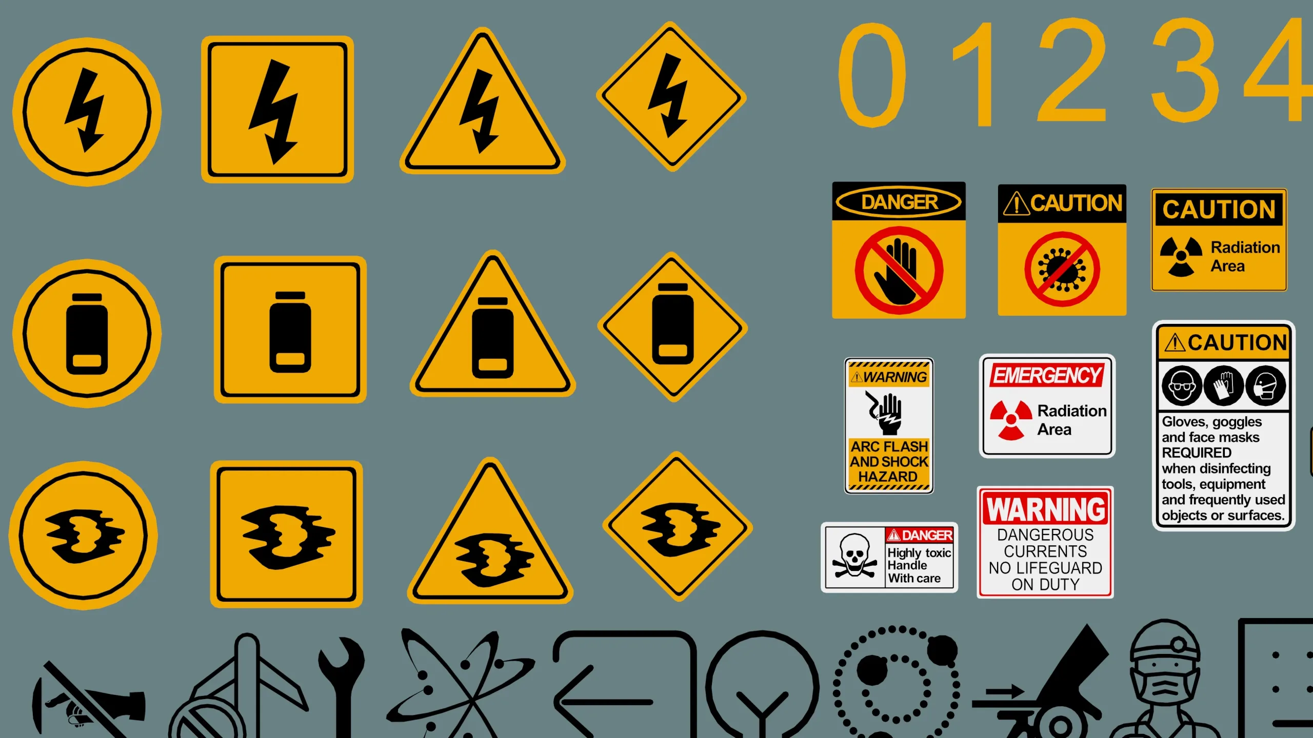 Polygon Decals - 201 pieces - Collection - FlippedNormals