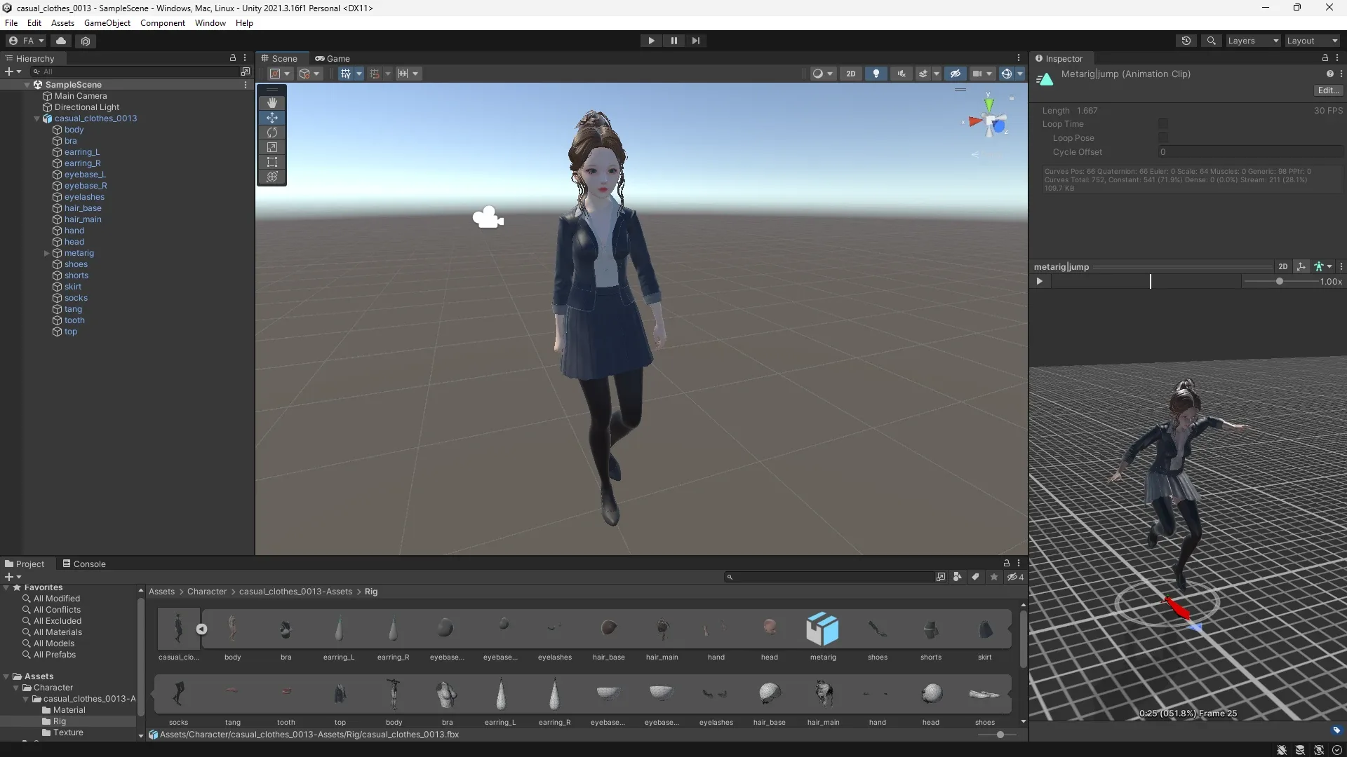 Casual Clothing 0013 - UE5 - Unity - FlippedNormals