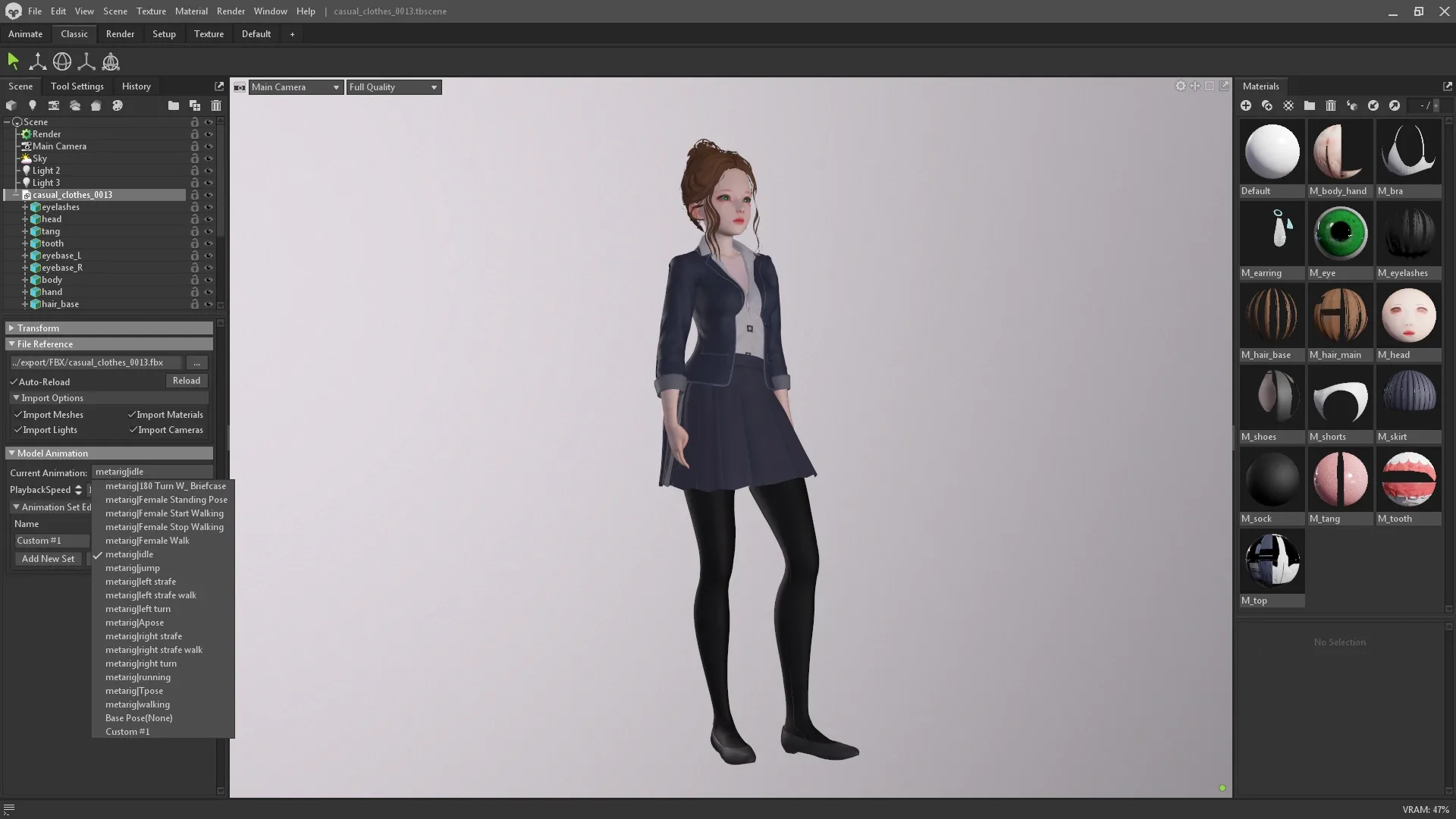 Casual Clothing 0013 - UE5 - Unity - FlippedNormals