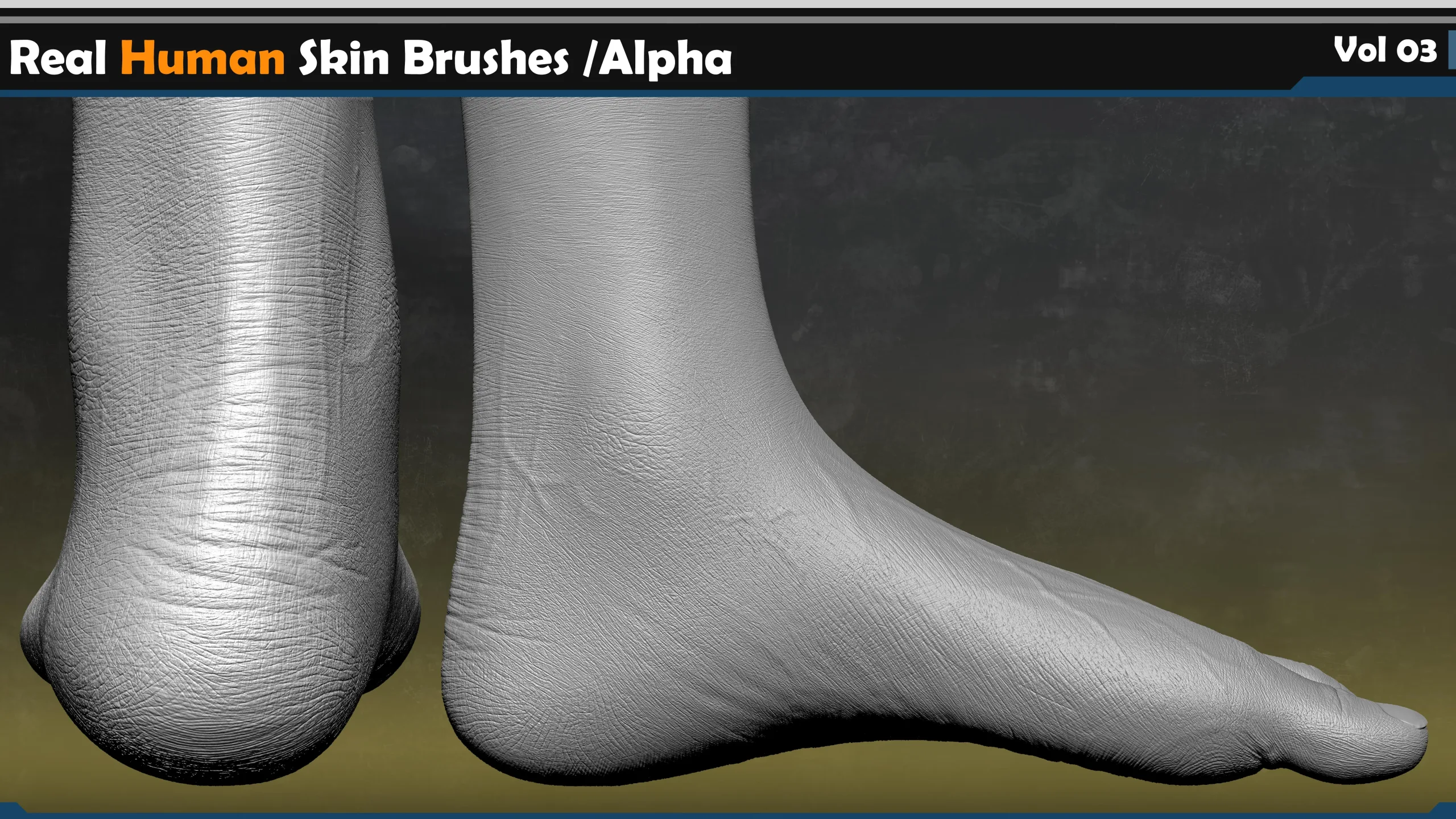 Real Human Skin Brushes /Alpha - FlippedNormals