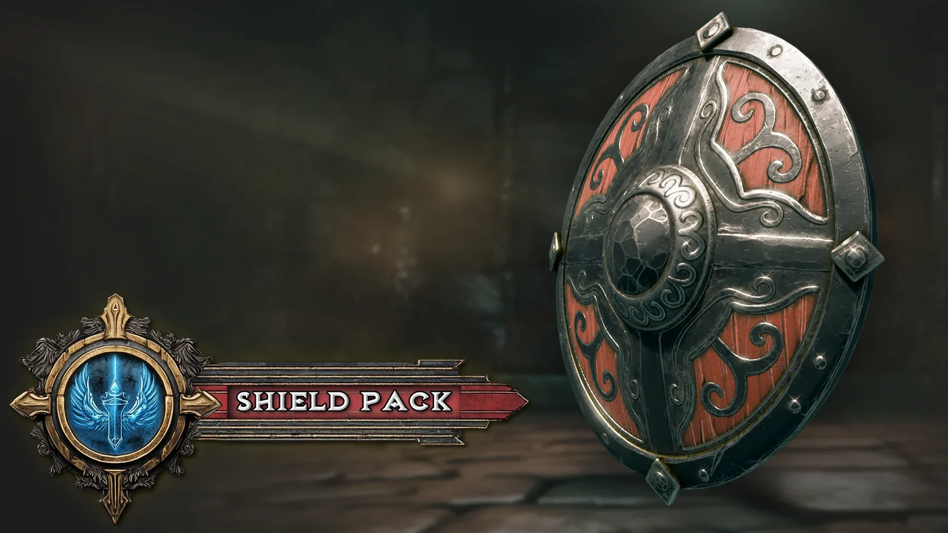 Stylized Shield Pack for Blender - FlippedNormals