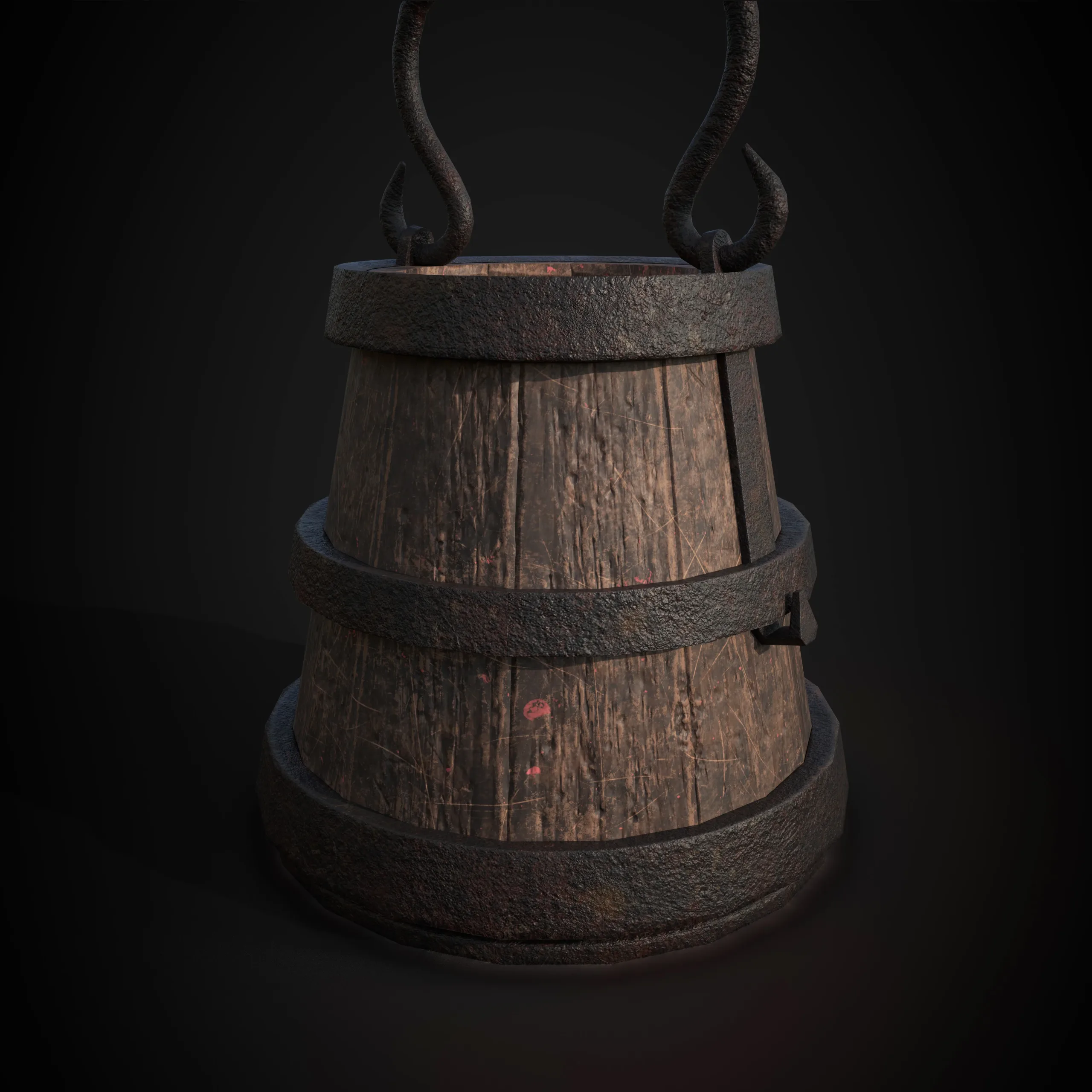 MEDIEVAL BUCKET LOWPOLY GAME ASSET - FlippedNormals