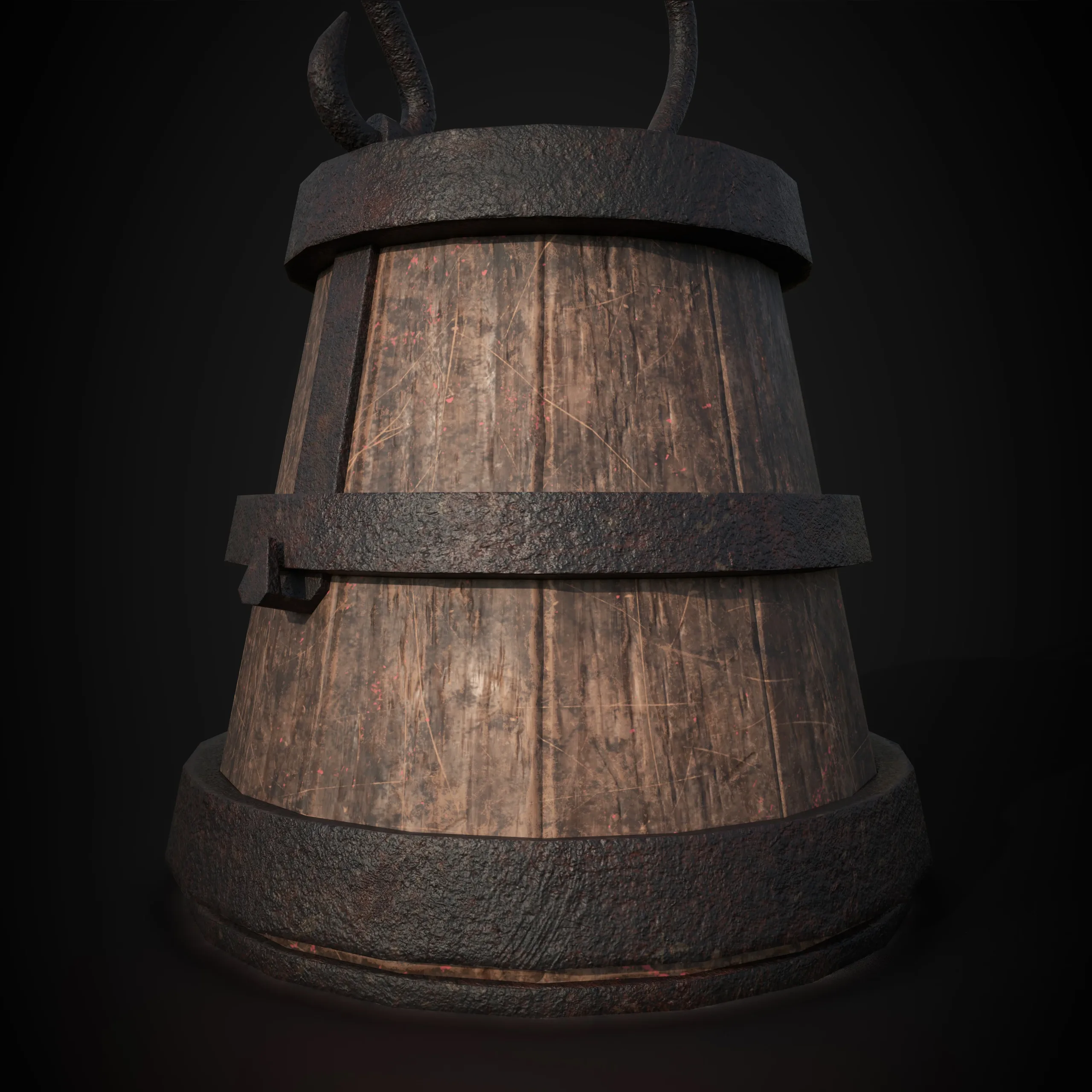 MEDIEVAL BUCKET LOWPOLY GAME ASSET - FlippedNormals